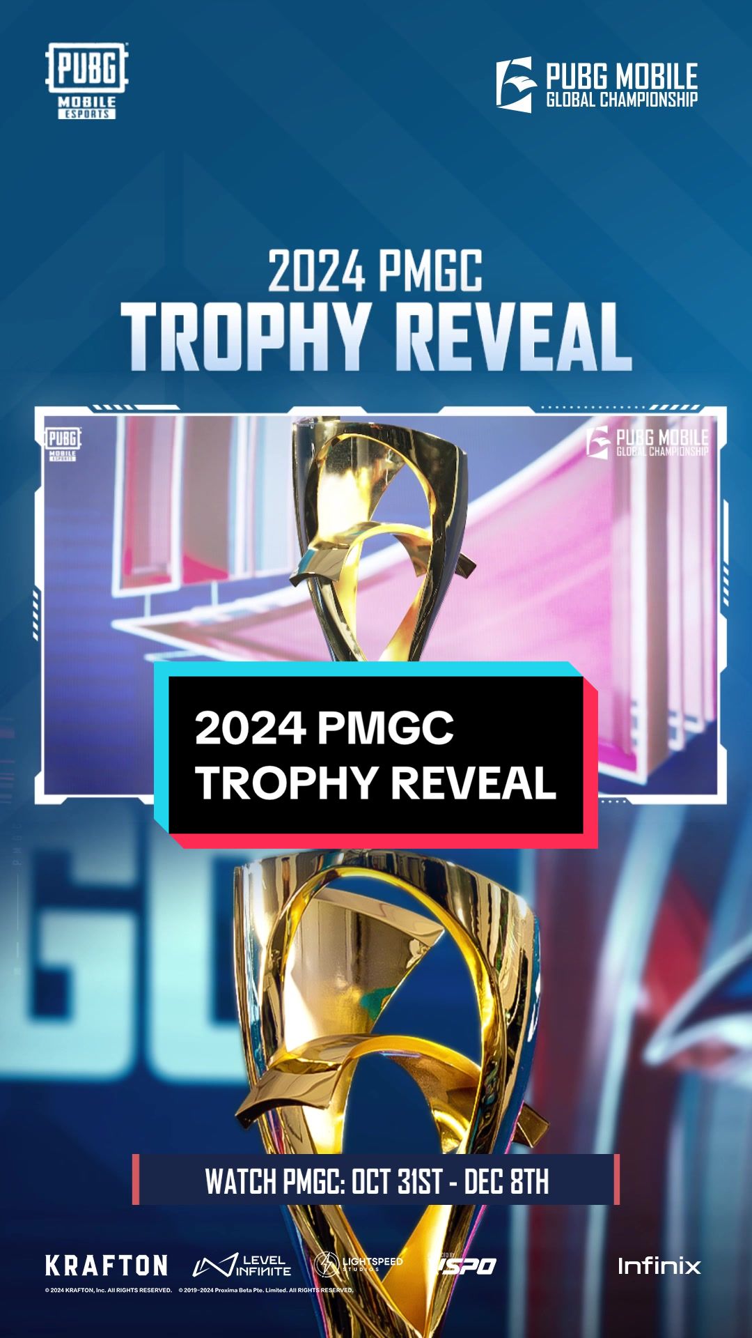 🏆 The all-new 2024 PMGC Trophy has | PUBG MOBILE Esports ...
