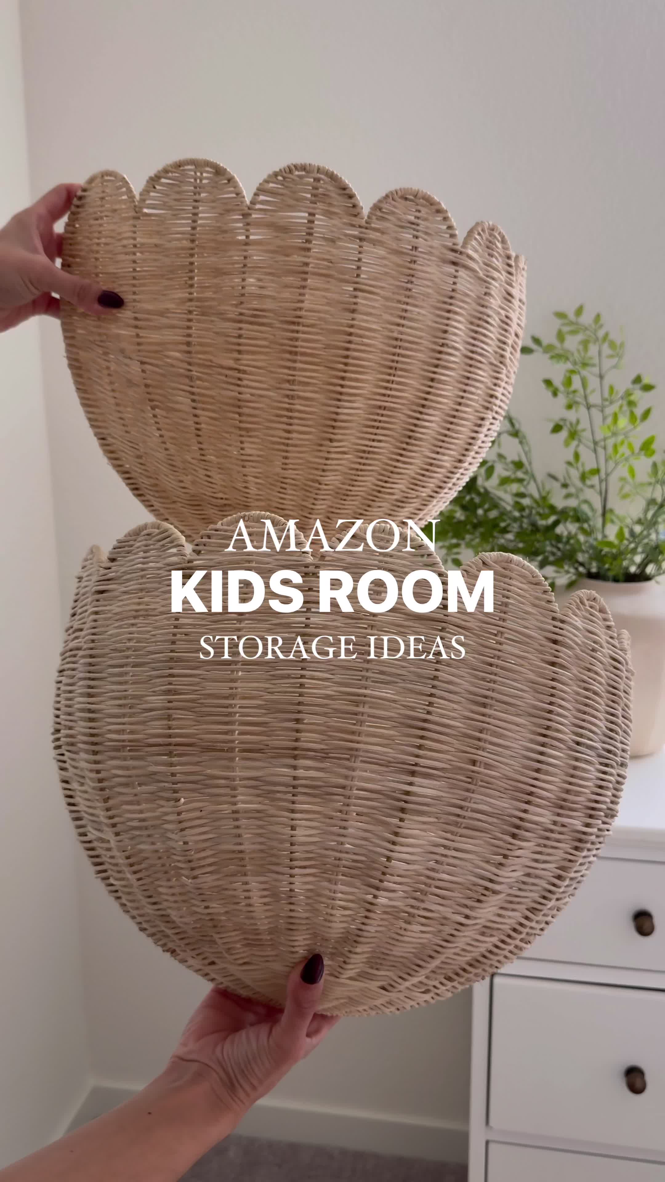 The cutest hanging scalloped baskets | Angel Freitas | HOME + FAMILY ...
