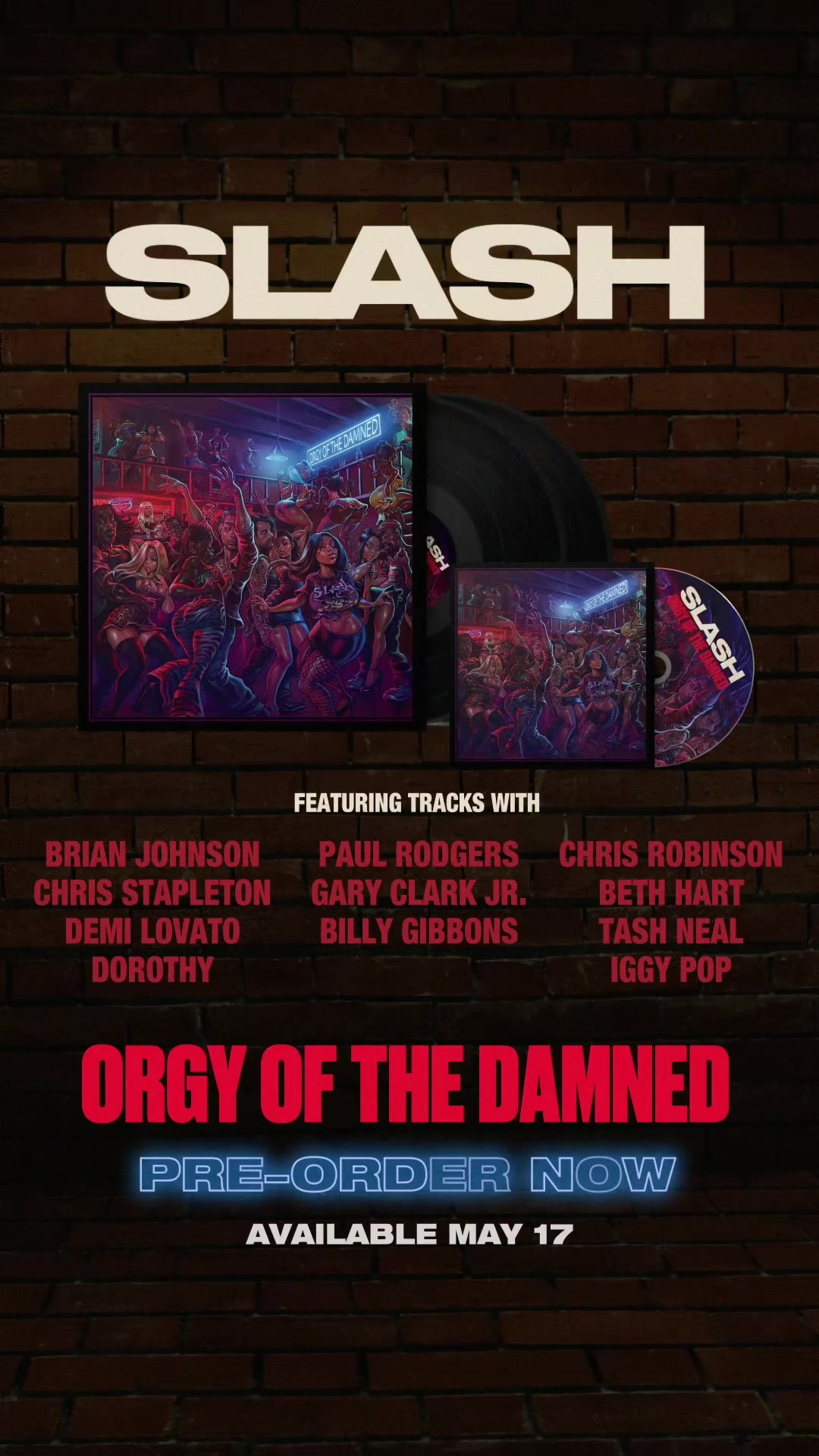 'Orgy Of The Damned' is | Slash (@slash)