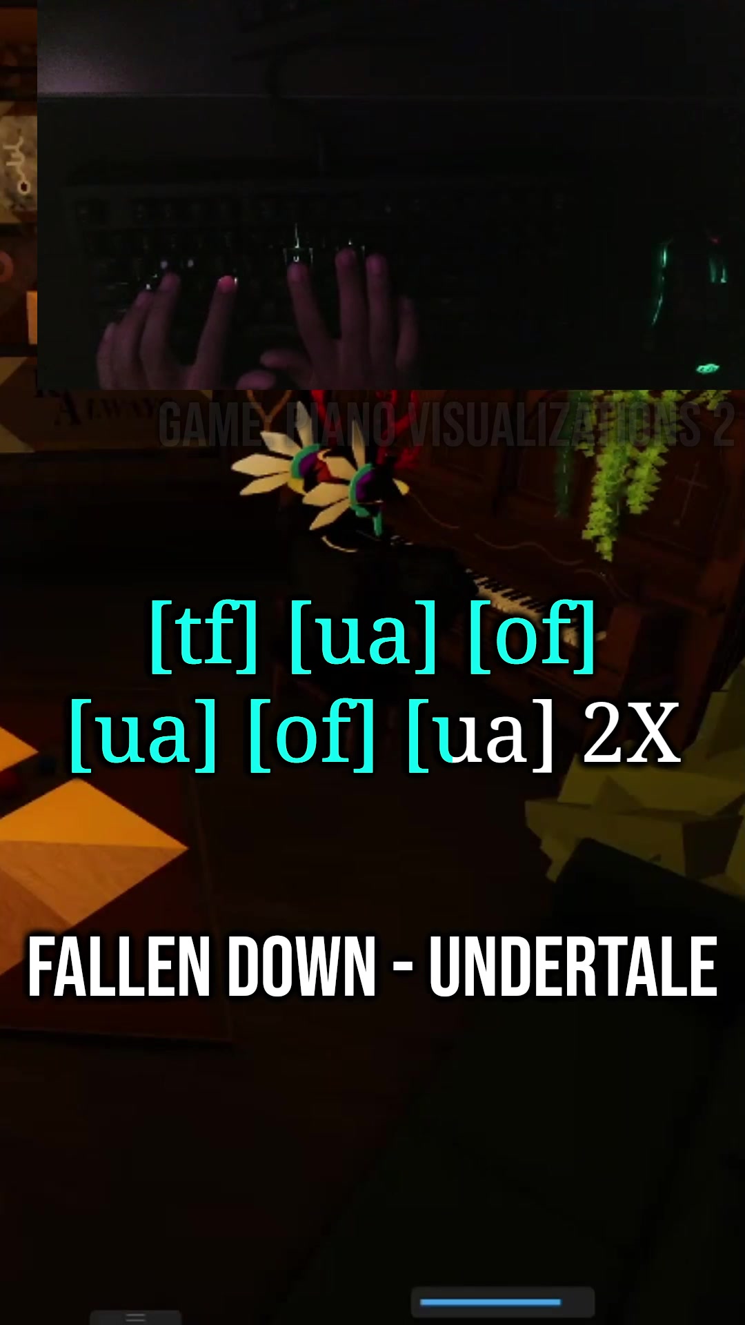 Fallen Down - Undertale ROBLOX Piano | WzlfsPiano 🎹 (@wzlfspiano)
