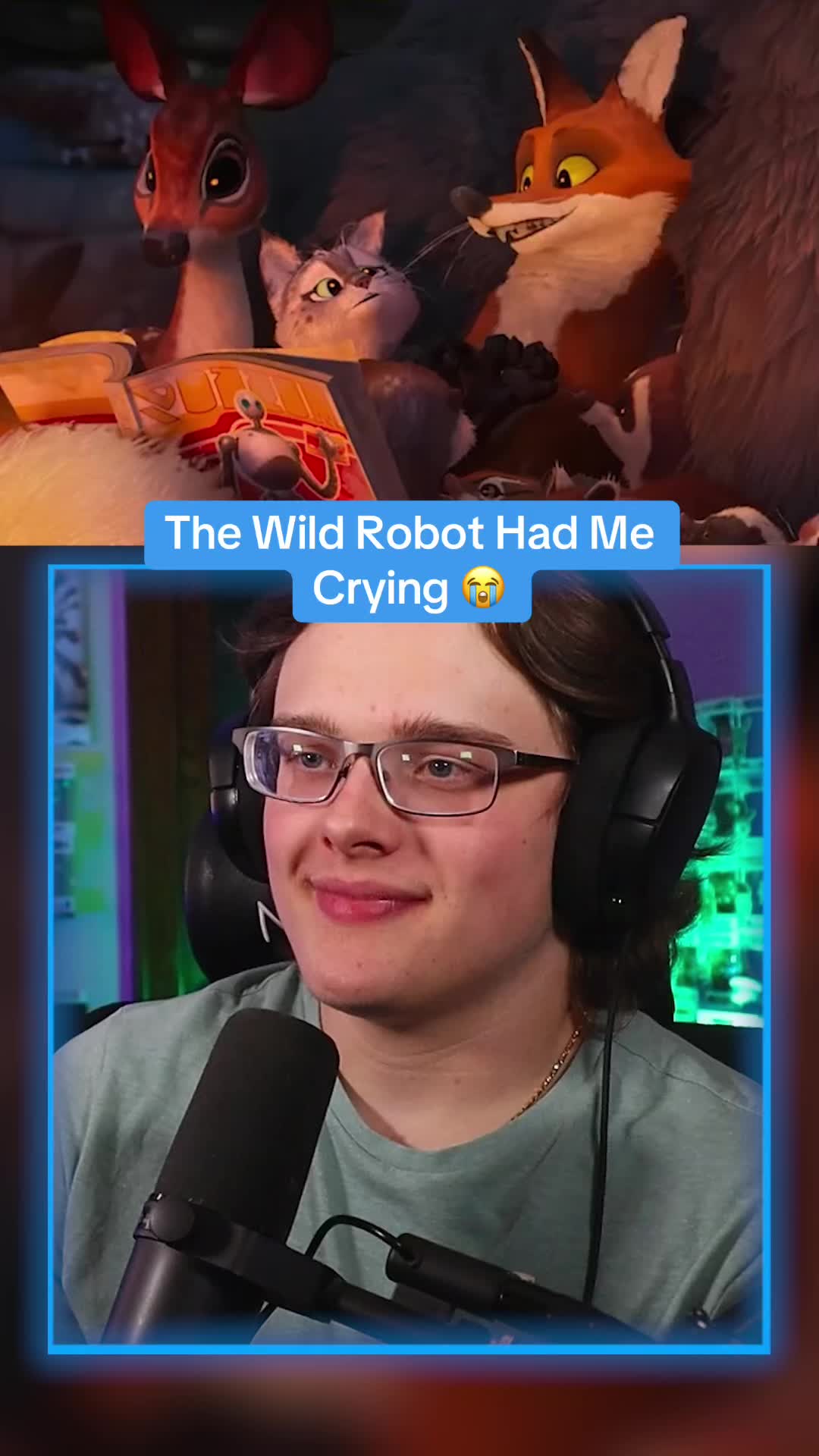 The Wild Robot Had Me Crying 😭 The Wild | dravenreacts (@dravenreacts)