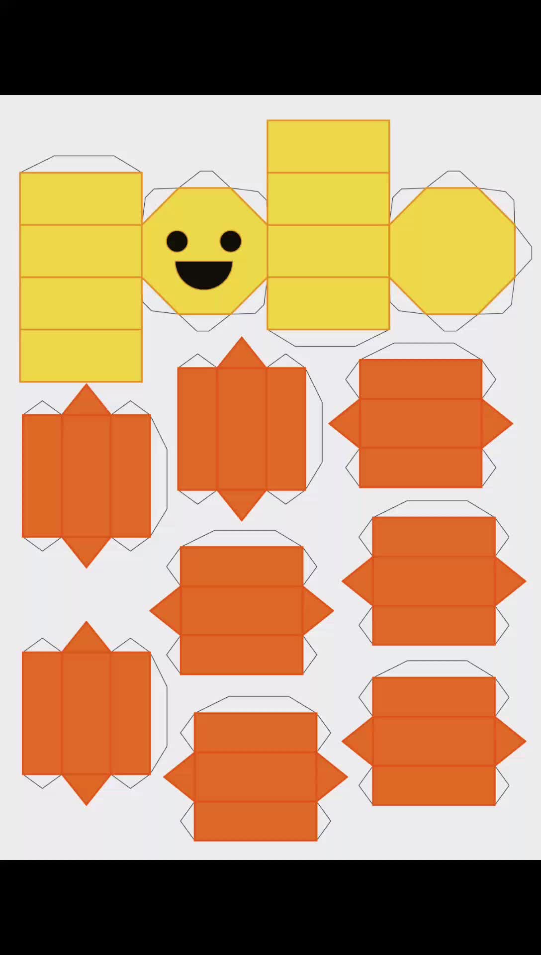 incredibox sprunki Mr Sun papercraft | papercrafthero (@papercrafthero)