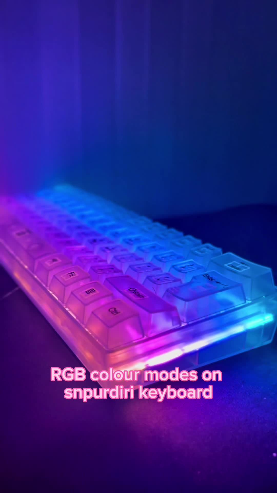 Heres how to change the RGB mode on | Snpurdiri Keyboard (@snpurdiri_0)