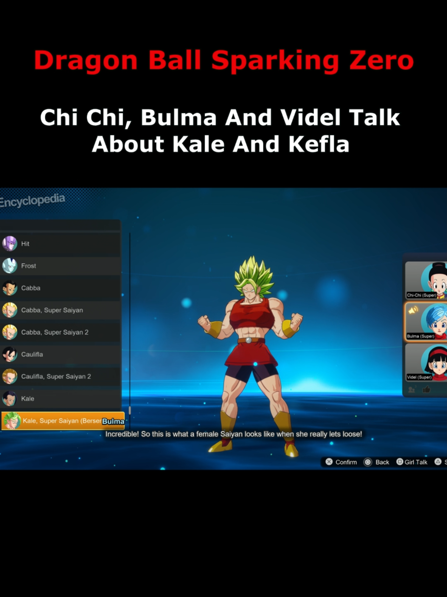 Dragon Ball Sparking Zero – Chi Chi | Gamer's Little Playground ...