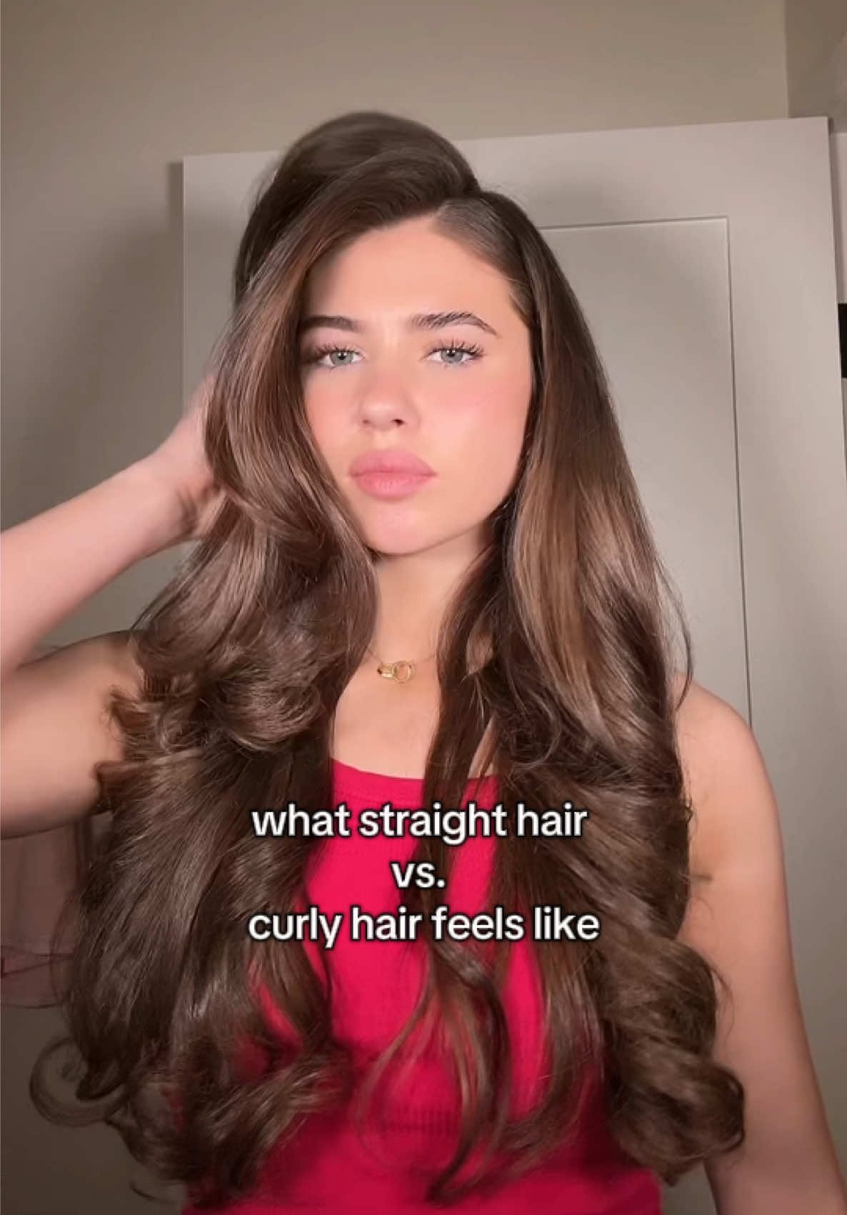 Two different people 😳 #curls #hairtok | Audrey Boos 🍓 (@audboos)