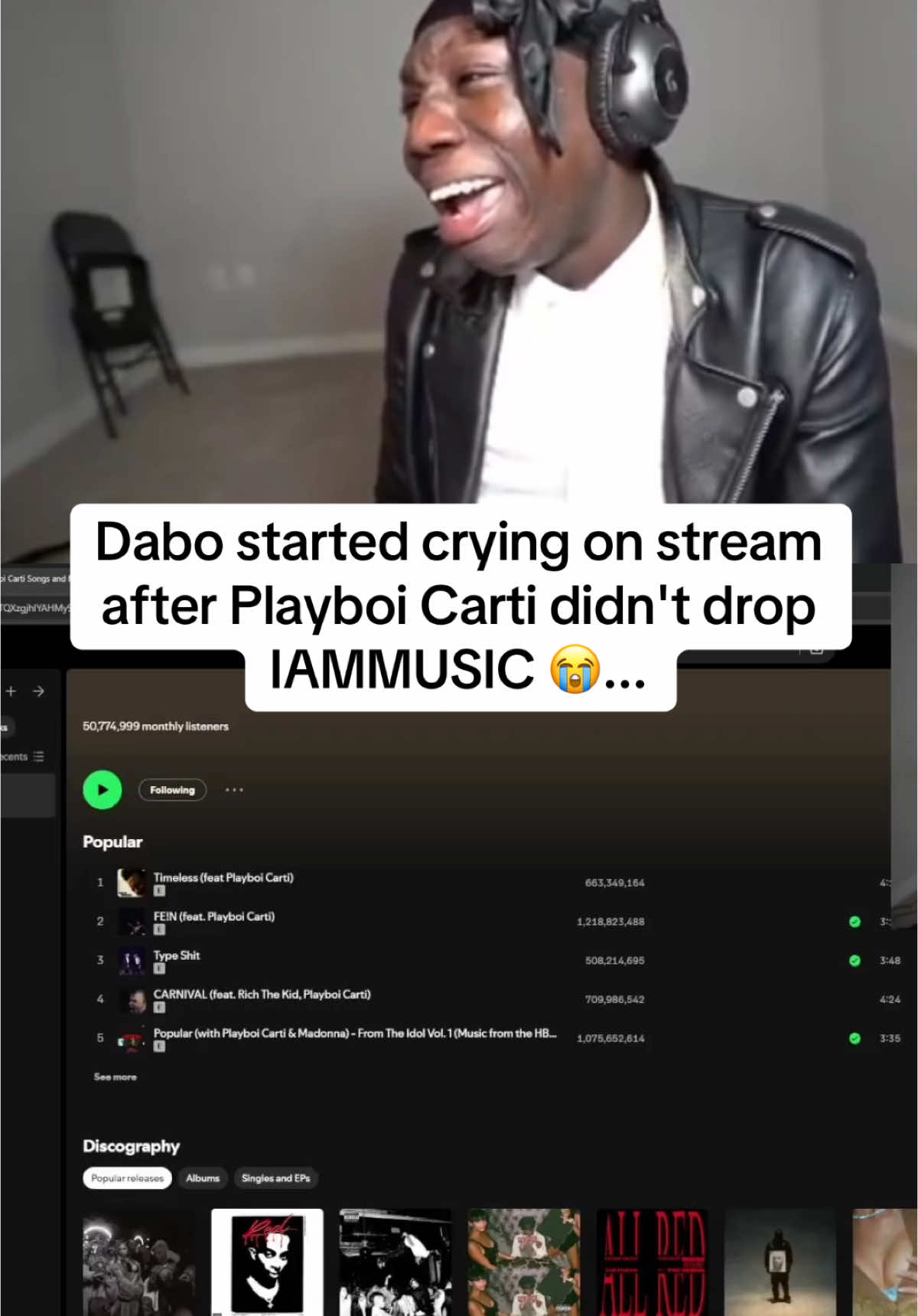 Dabo started crying on stream after | kicknews (@kicknewsofficial)