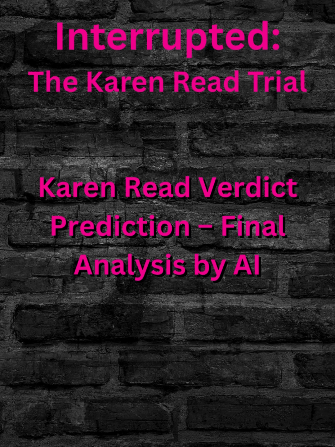 Pattern Interrupted - The Karen Read | Your Dating Unexpert ...