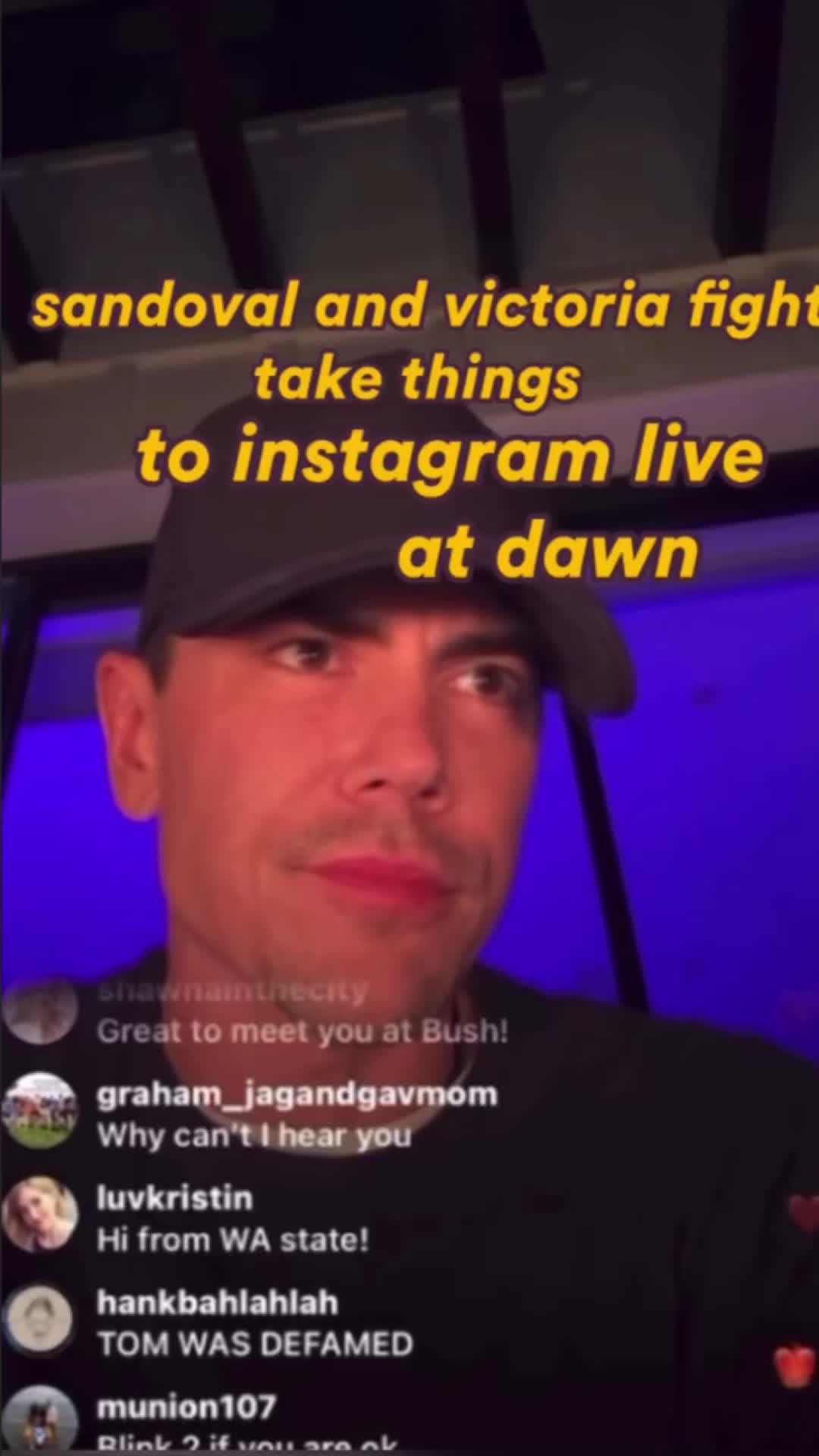 taking things to a dawn instagram live | It’s a Bravo World ...