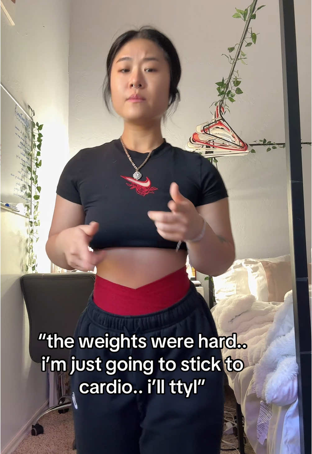 girl…. you need to lift weights to grow | mew (@mewlilay)