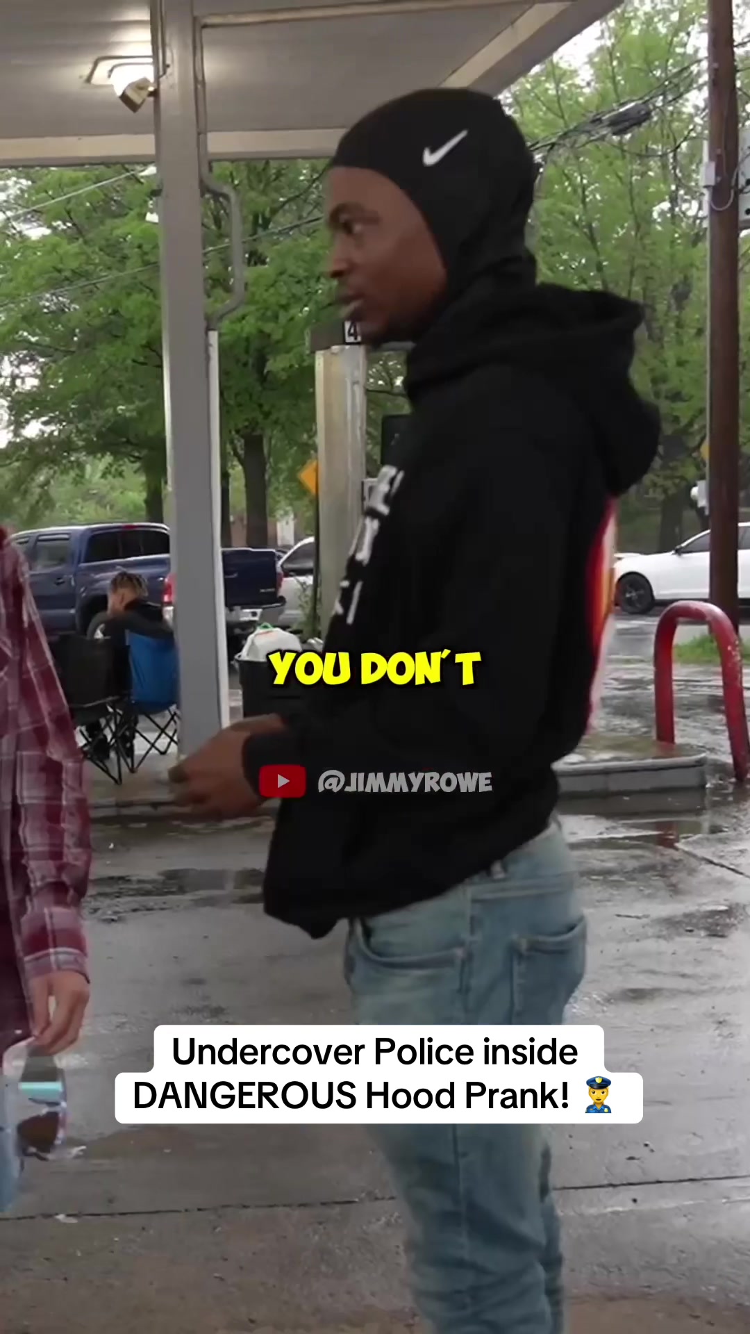 Fake cop prank in the hood 💀 | Jimmy Rowe (@jimmyroweclips)