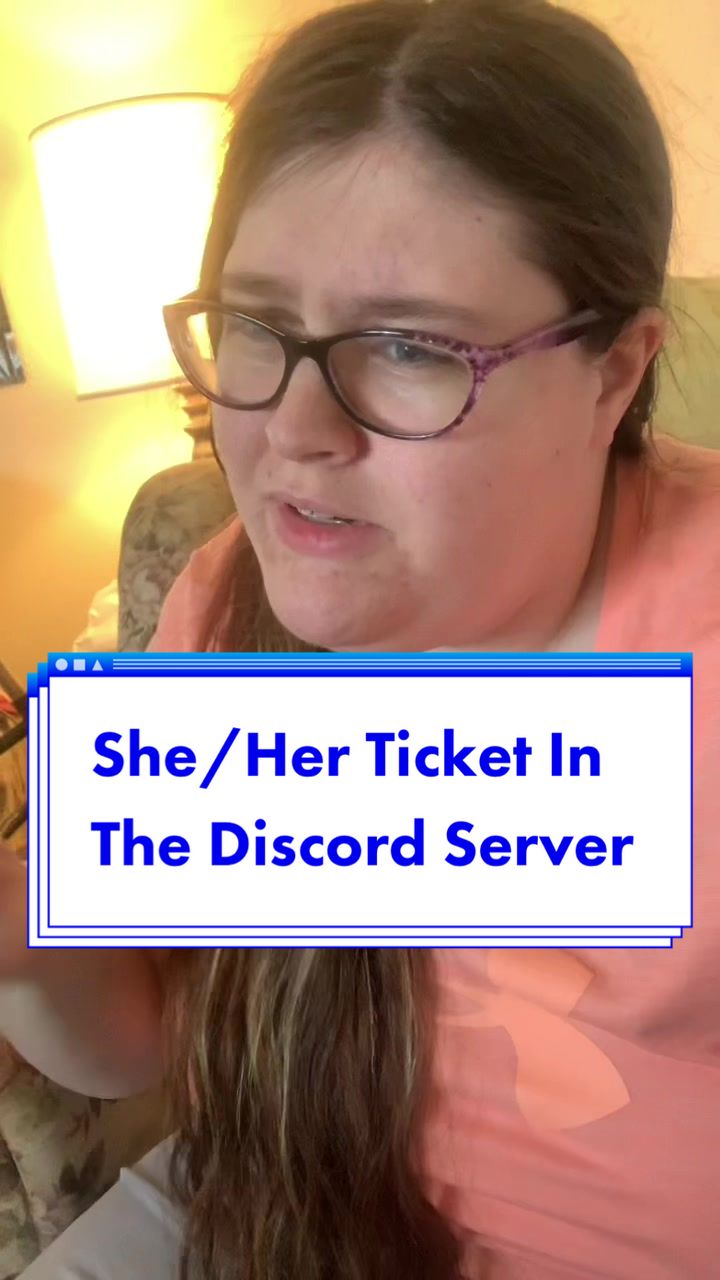 This discord ticket story was inspired | Allie Bish (@allieisbatman18)