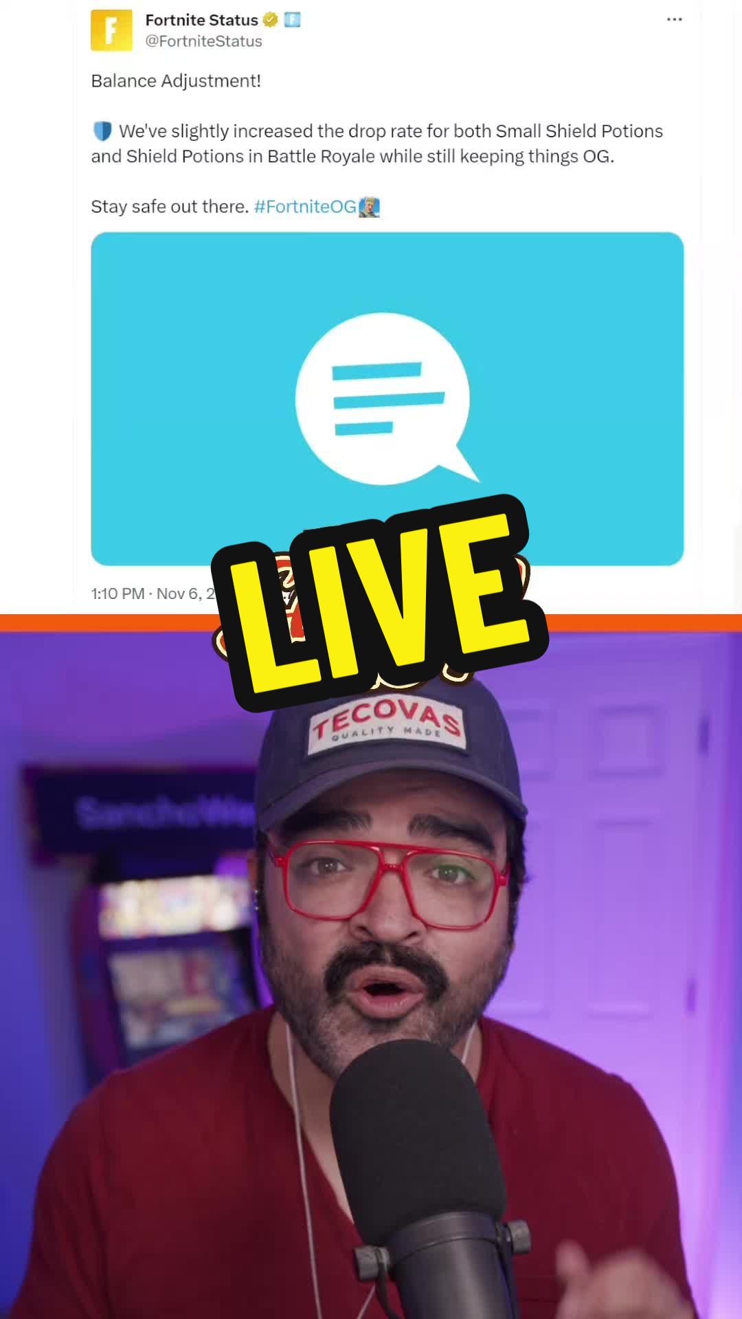 Fortnite OG balance update!!! more | sanchowest (@sanchowest)