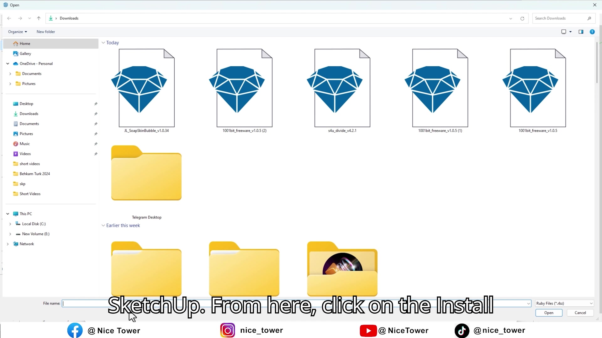How to Download and install SketchUp | Nice Tower (@nice_tower)