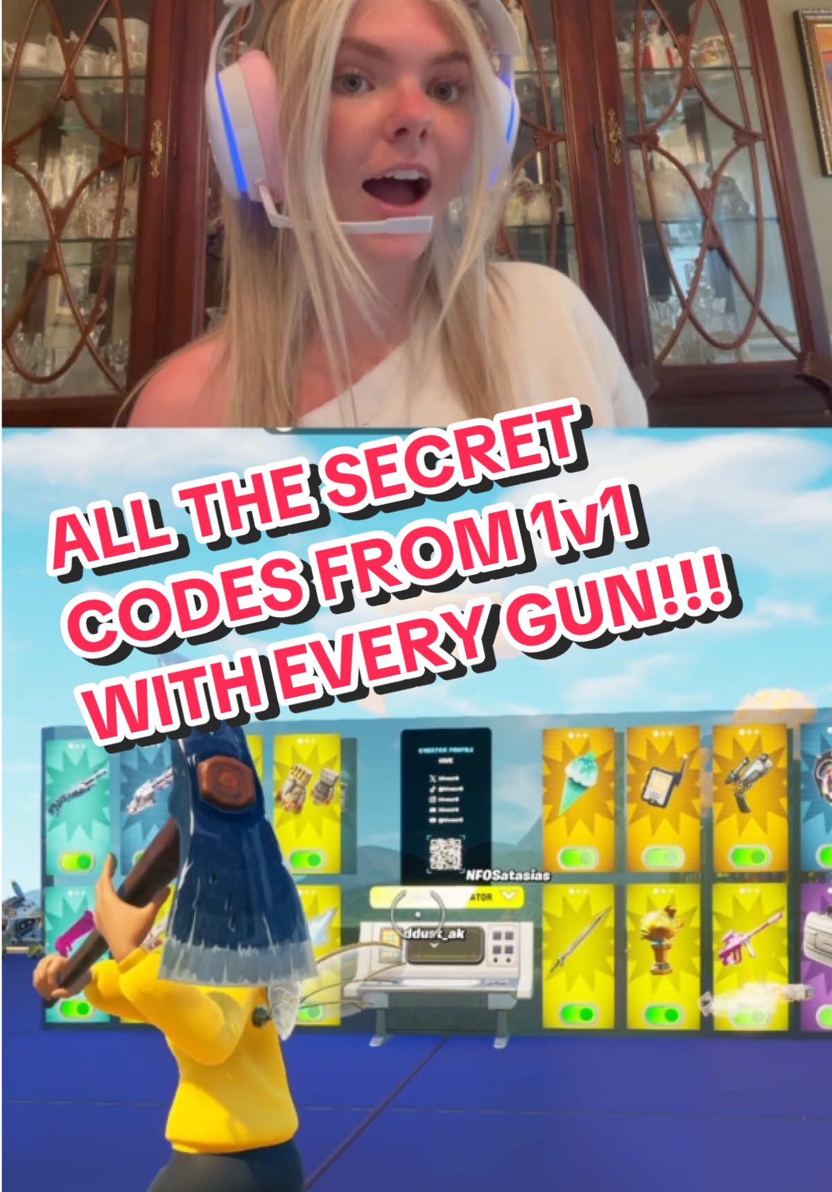 All The Secret Codes from 1v1 With | Team Hive (@hivecr8)