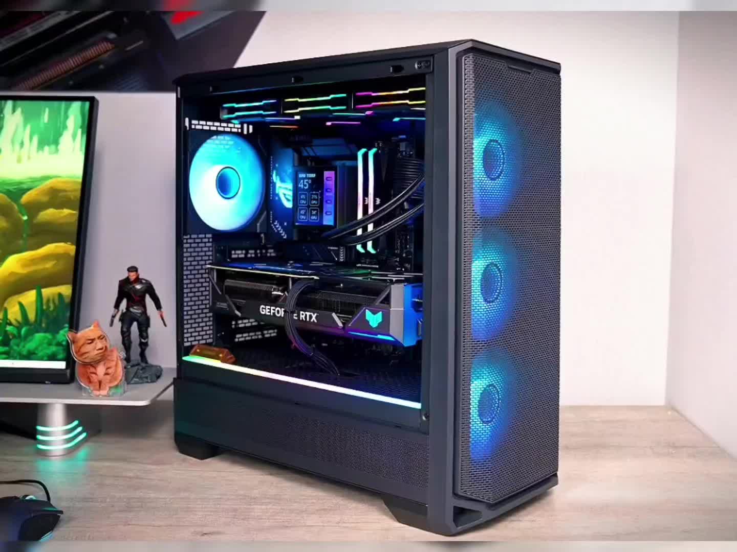 Build Black Gaming PC : Ryzen 7 9800x3D | PC Build ASMR (@pc.build.asmr98)