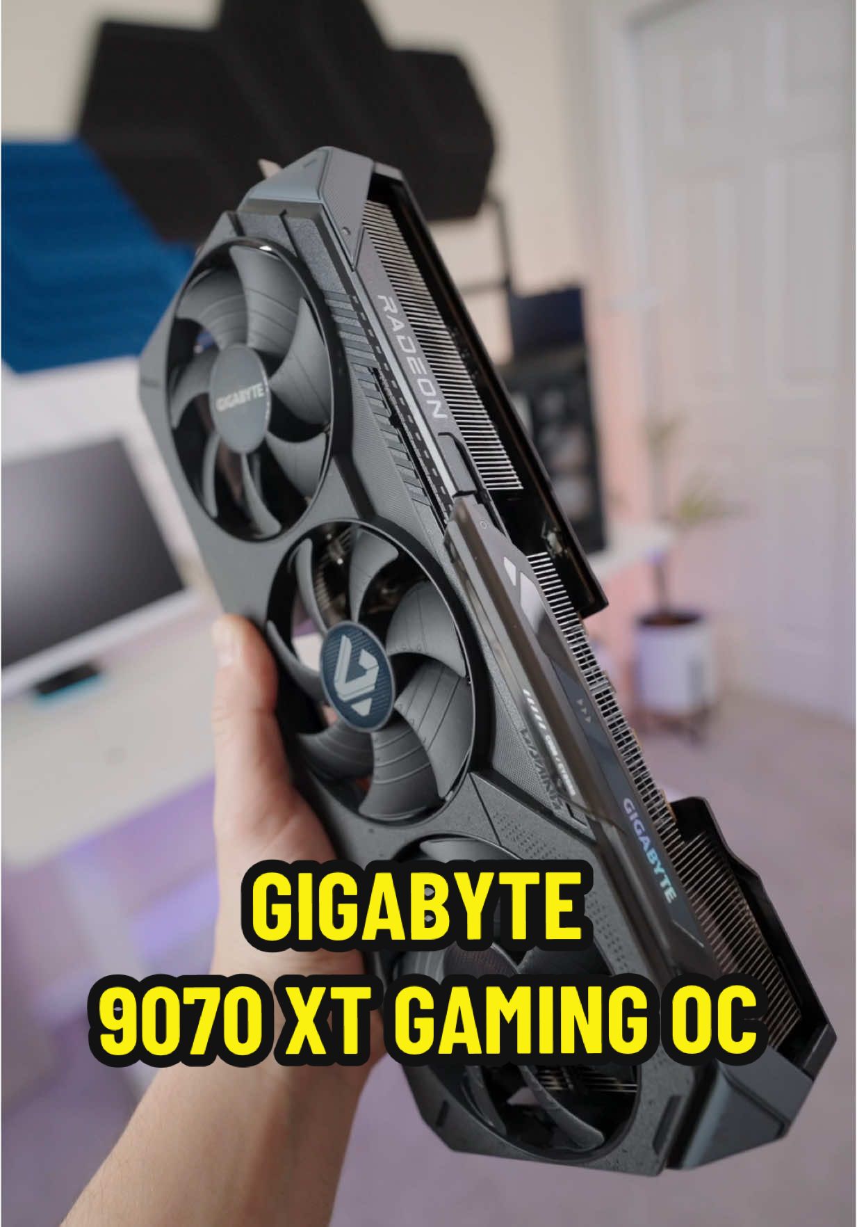GIGABYTE RX 9070 XT GAMING OC + AMD | driggsytech (@driggsytech)