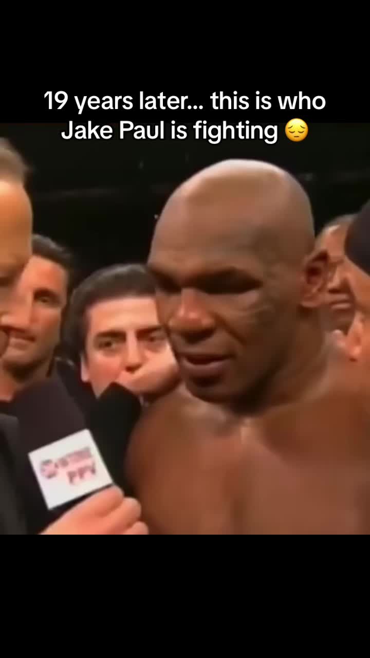 Mike Tyson vs Jake Paul is just sad man | Mike (@miketysonslithp)