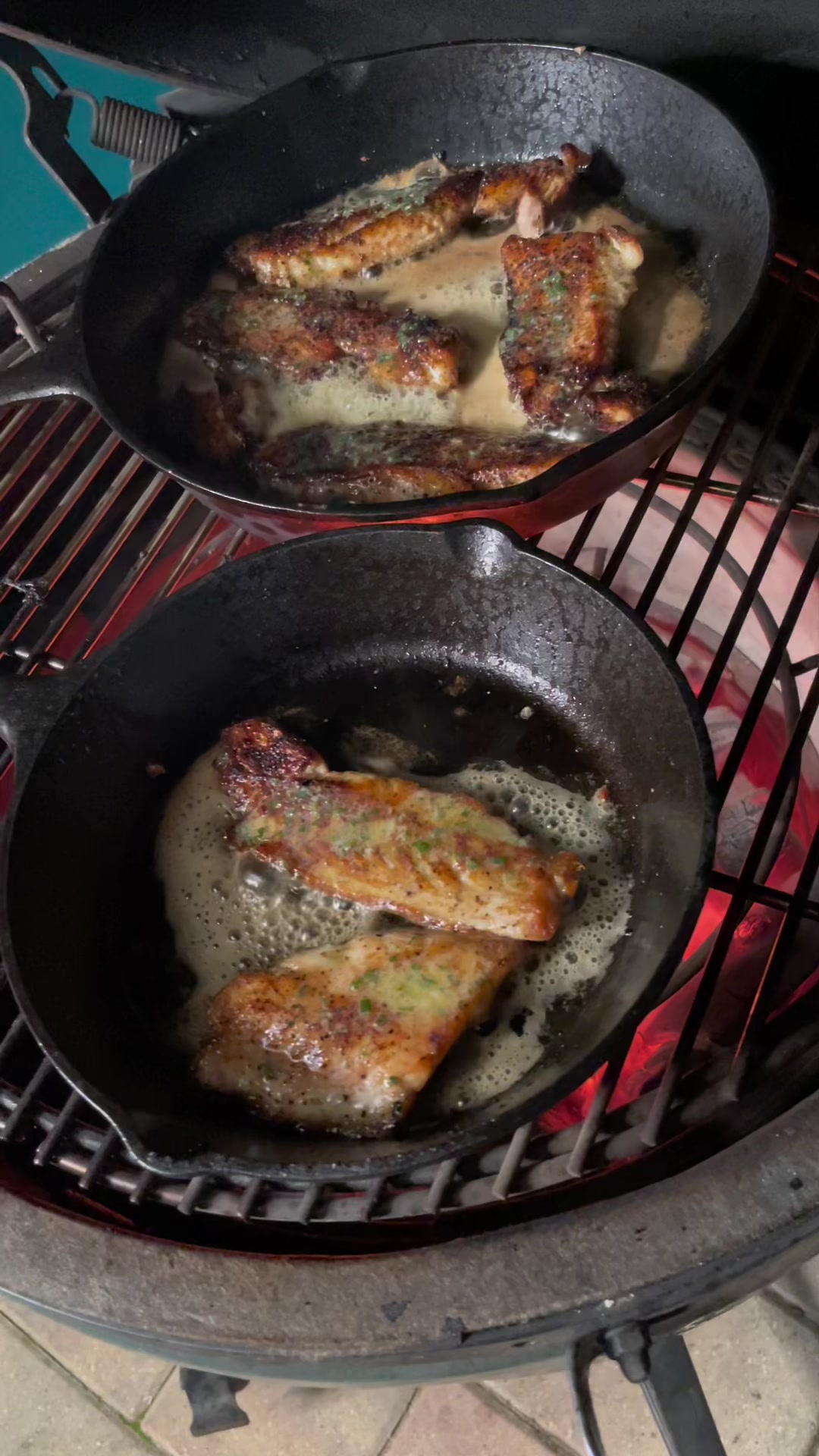 Grilled Sheepshead with garlic butter | PerfectSouthernBBQandBourbon ...