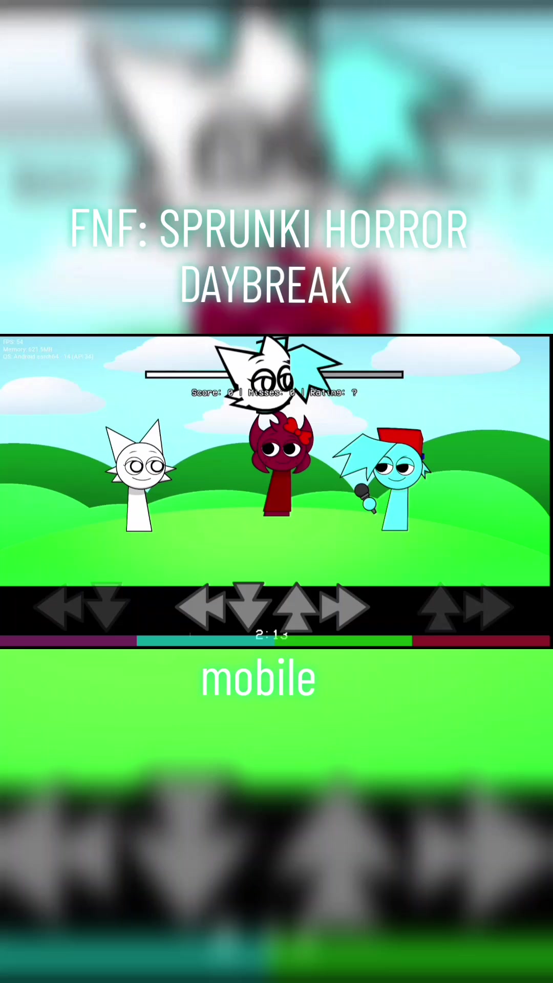 FNF: SPRUNKI HORROR DAYBREAK mobile | Gustz (@gustzl_ofc)