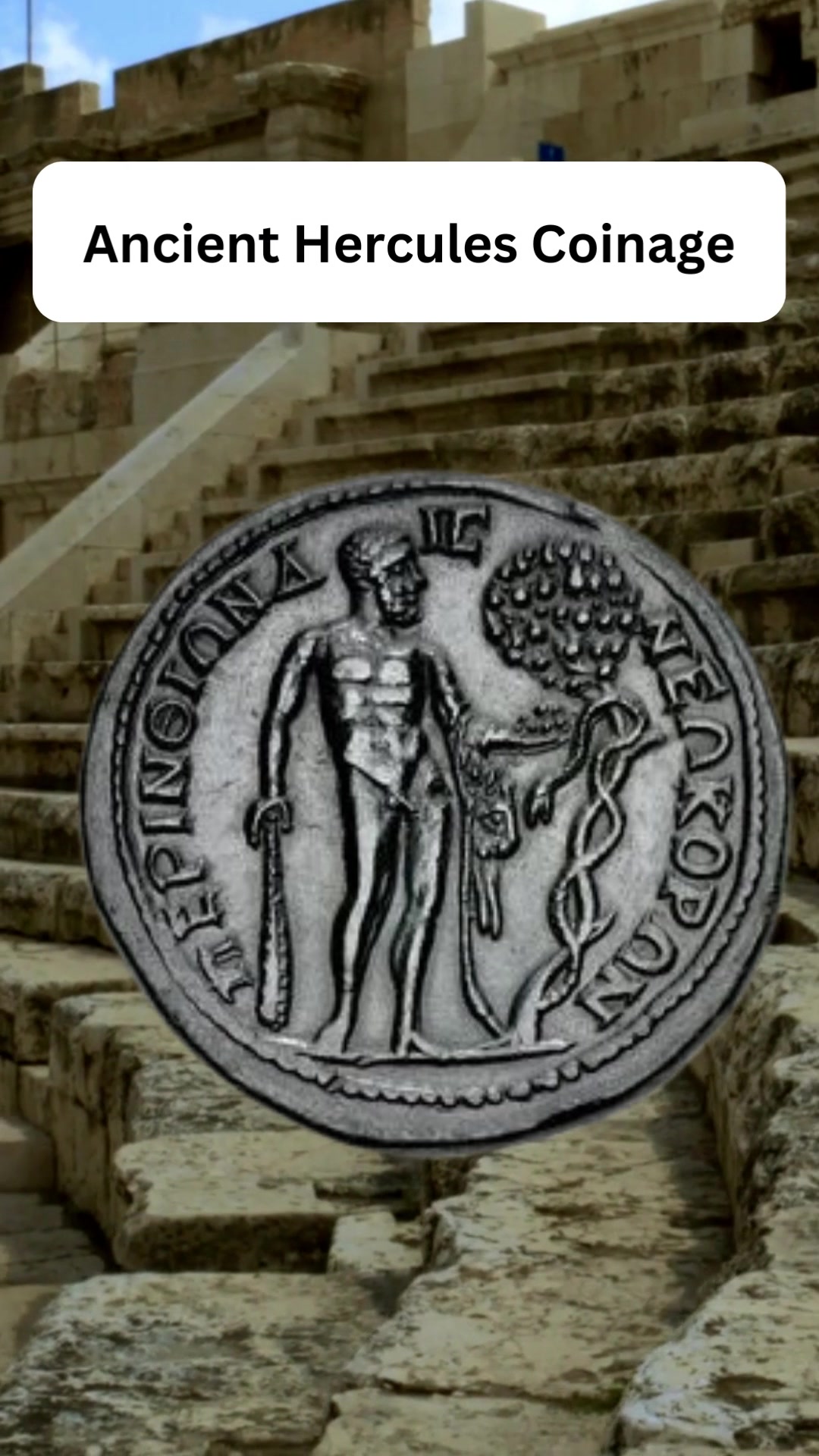 Hercules, also known as Heracles in | Pinehurst Coins (@pinehurstcoins)