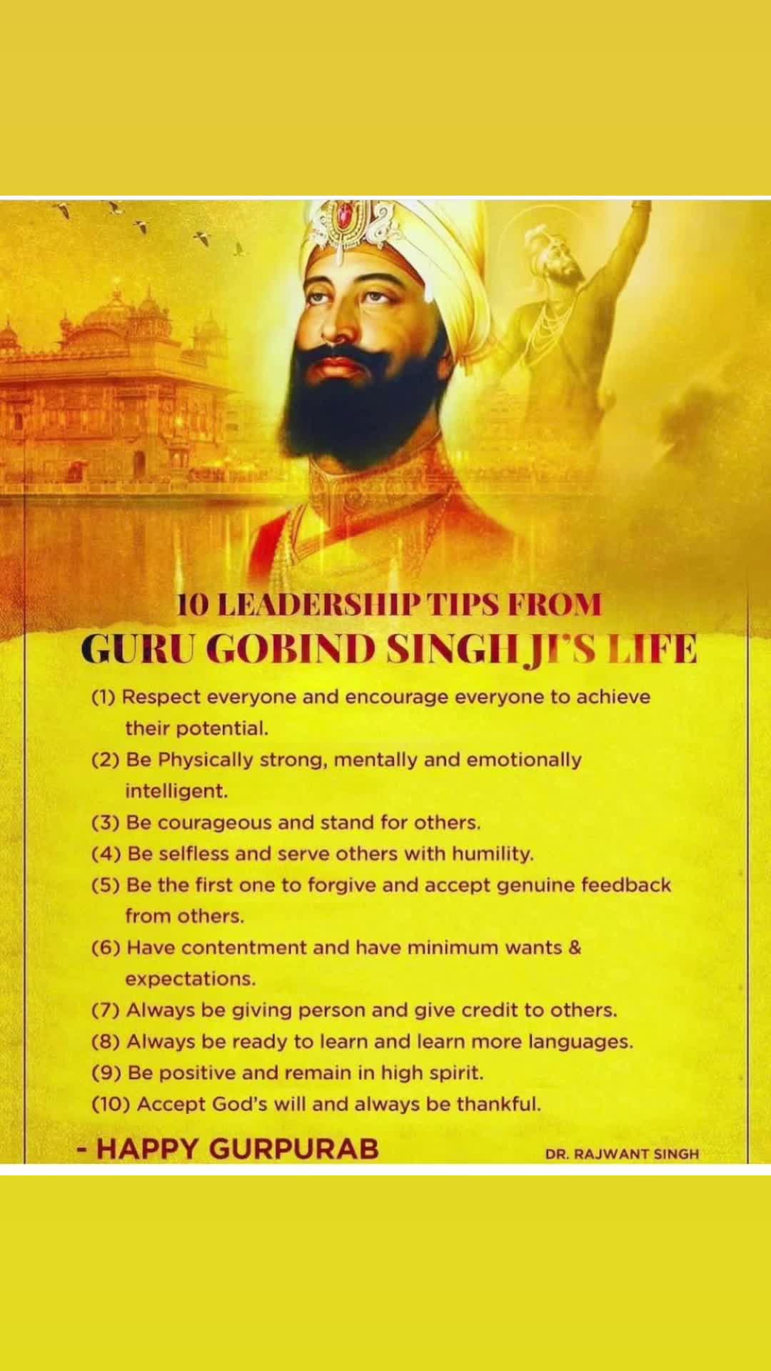 10 leadership lessons from Guru Gobind | We Are Sikhs (@wearesikhs)
