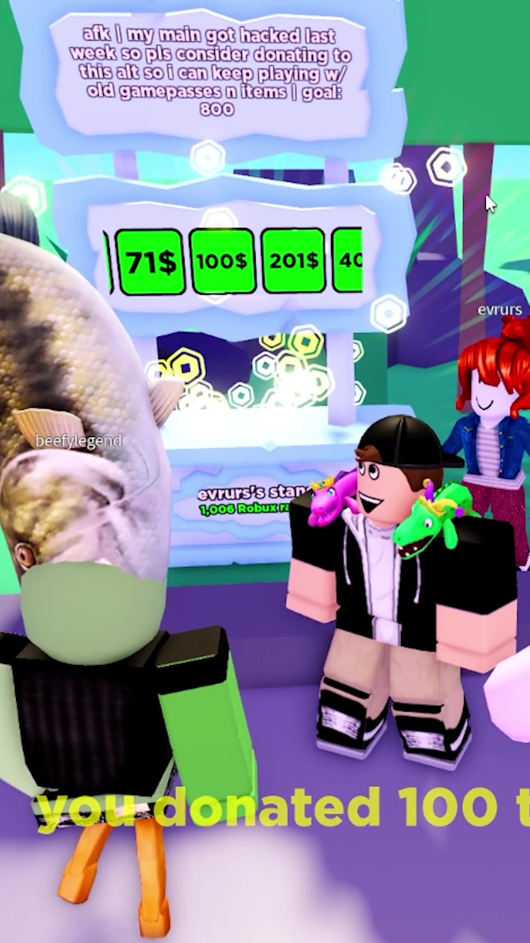 Roblox, But a WHEEL Decides How Much | VuxVux (@vuxvux)