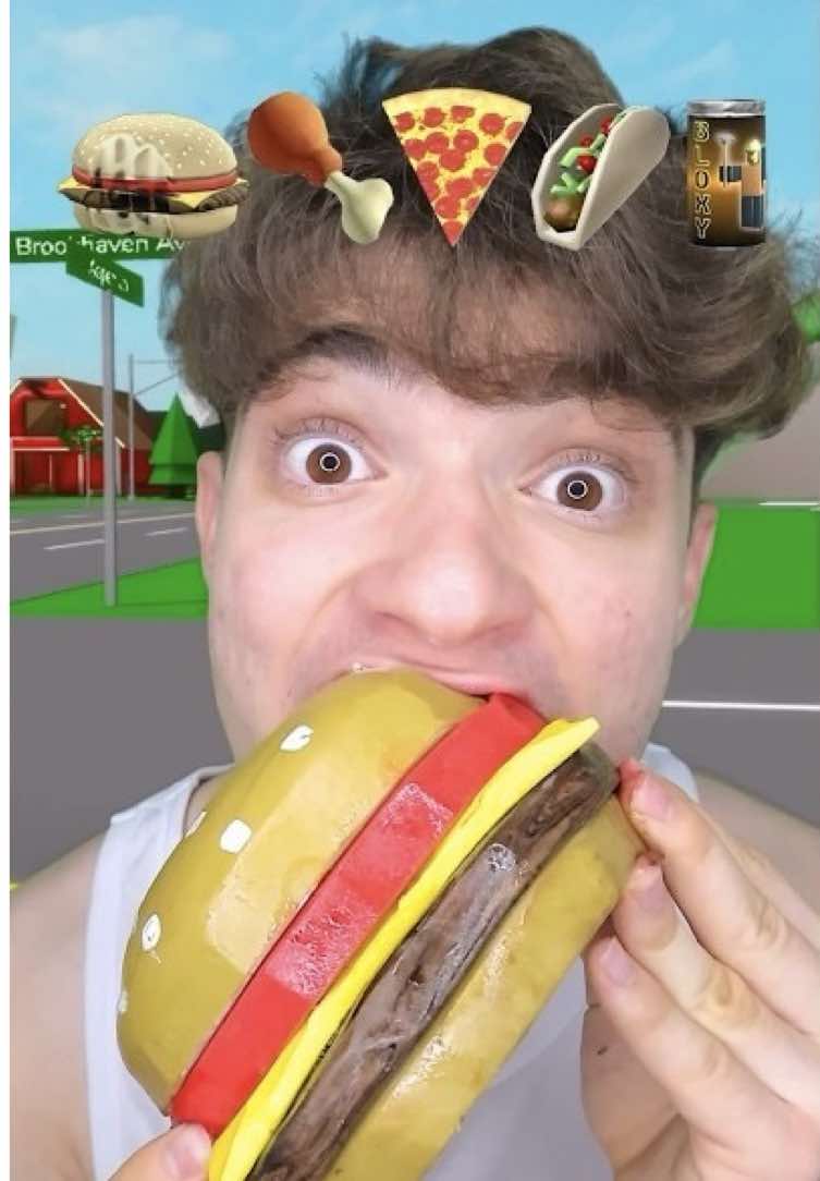 Giant Roblox Food Emoji ASMR!? 🤤🍔 | Spizee (@spizee.goat)