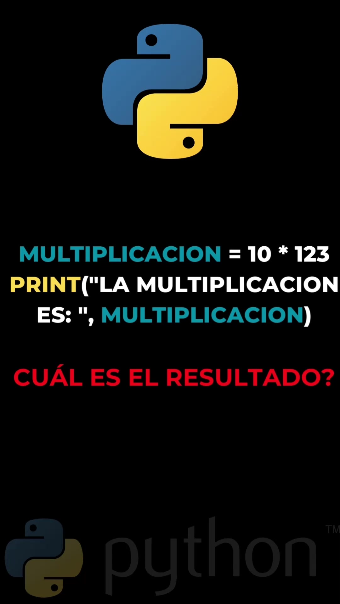 Multiplicacion en python #ai #python | Programación python (@edgarpython)