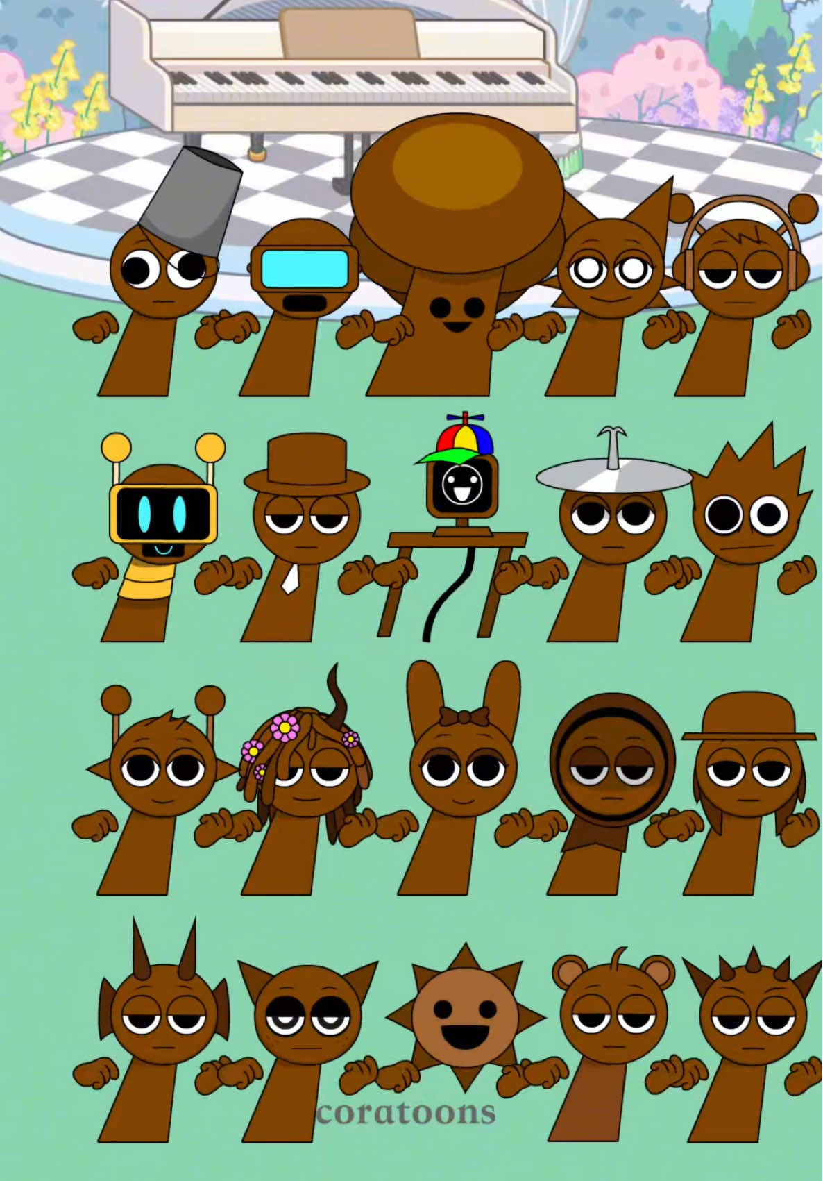 Normal Incredibox Sprunki Chess Type | CoraToons (@coratoons)