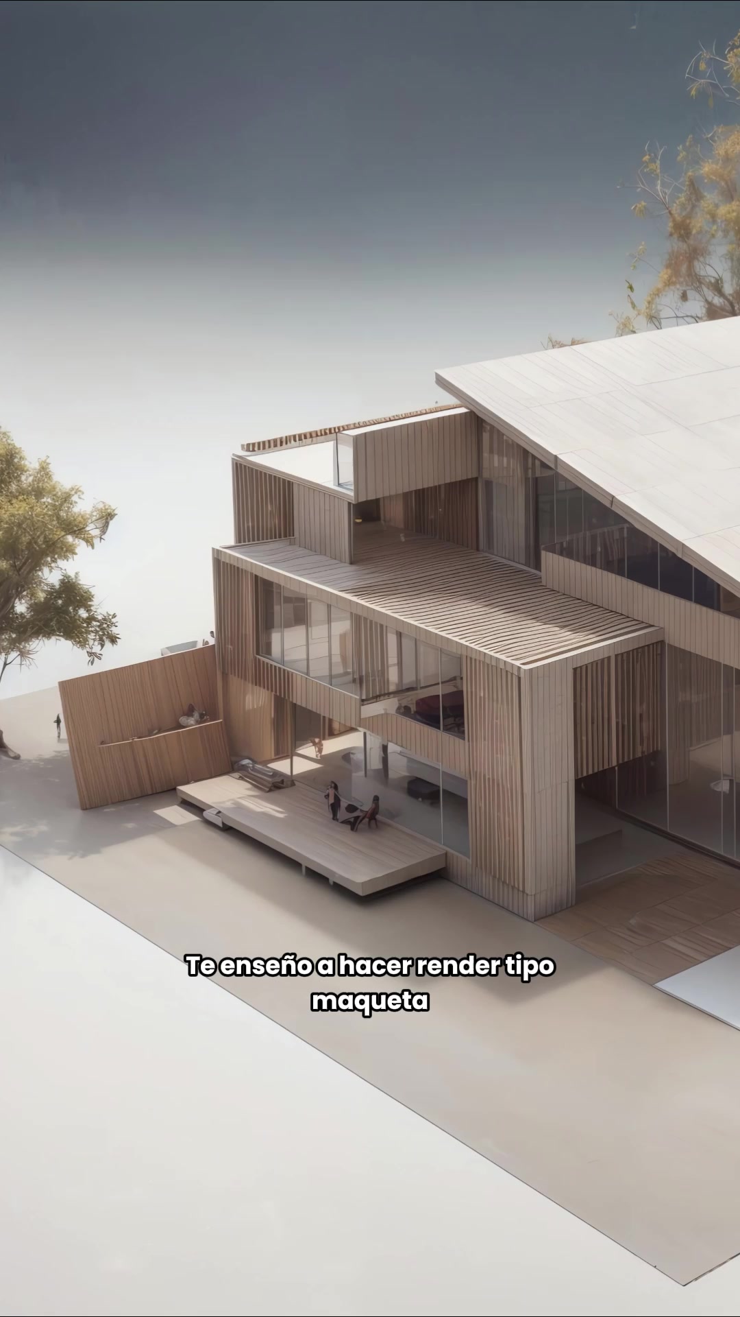 Render tipo maqueta en segundos con AIR | Antonio Zárate (@arquitectony)