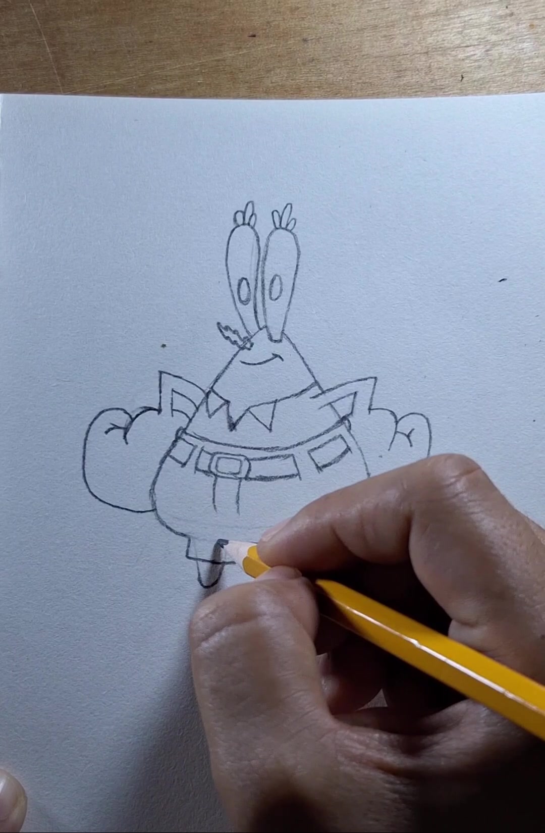Mr. Krabs - Spongebob easy drawing | mymy arts (@mymy_arts)