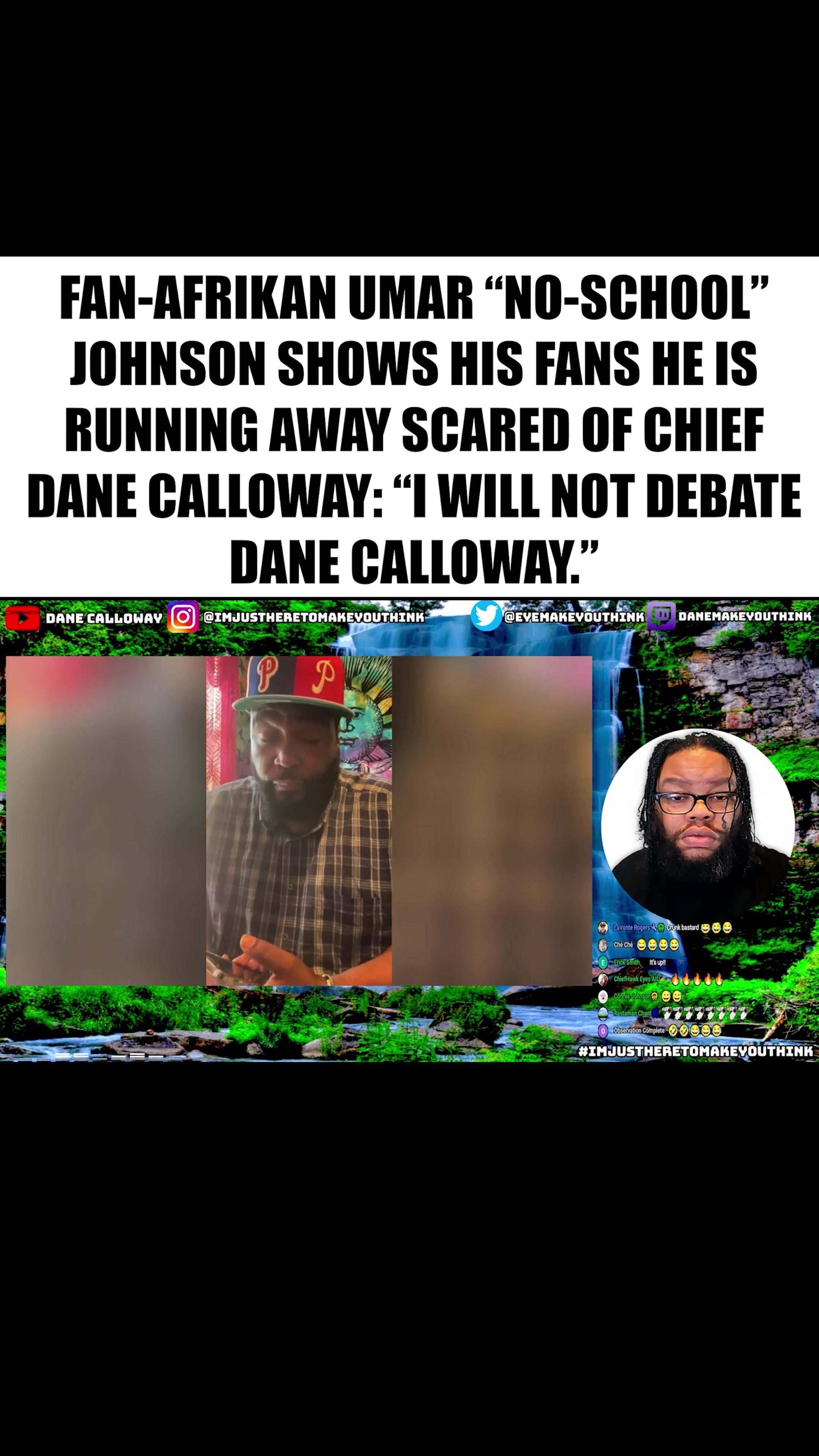 Ask #umarjohnson why he keeps my name | Dane Calloway (@danecalloway_)