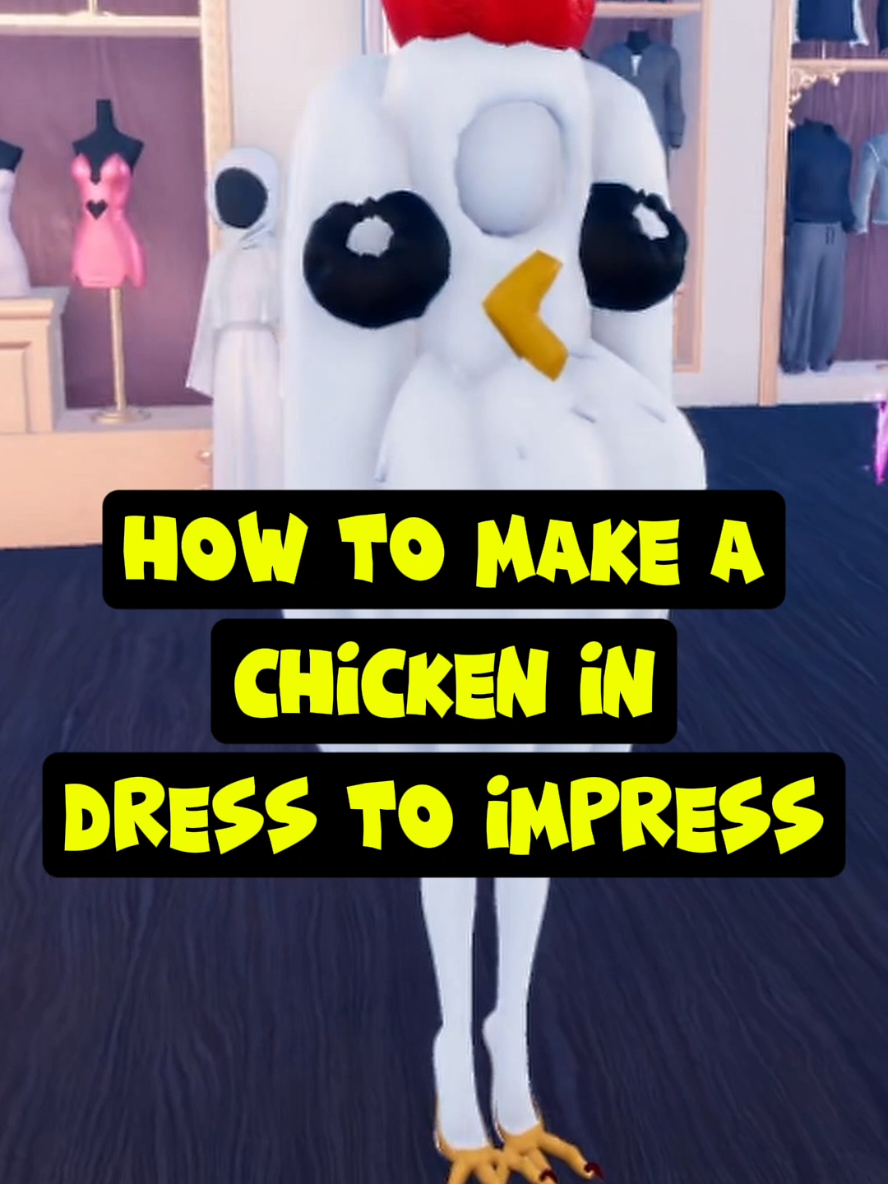 Chicken Tutorial 🐔 Dress to Impress | KioraGames (@kioragames)