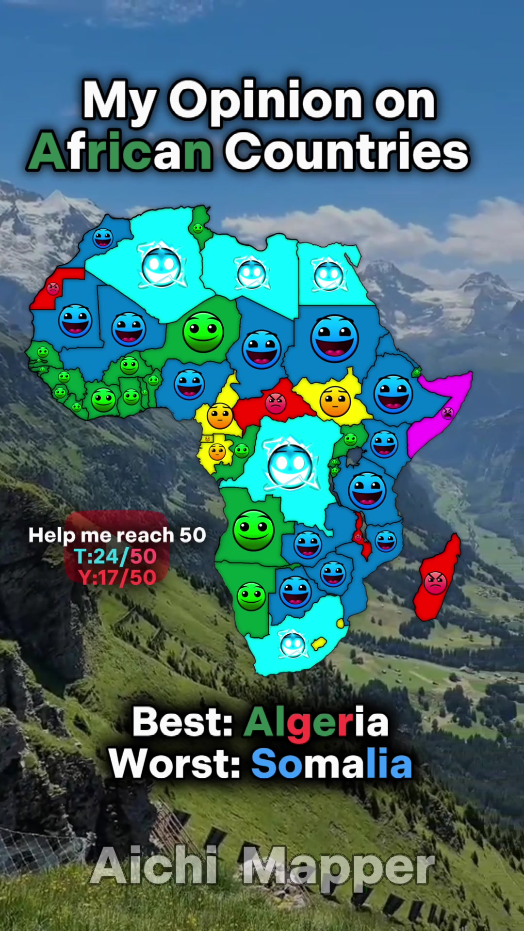 My Opinion on African countries | Aichi Mapper (@aichi_mapper2024)