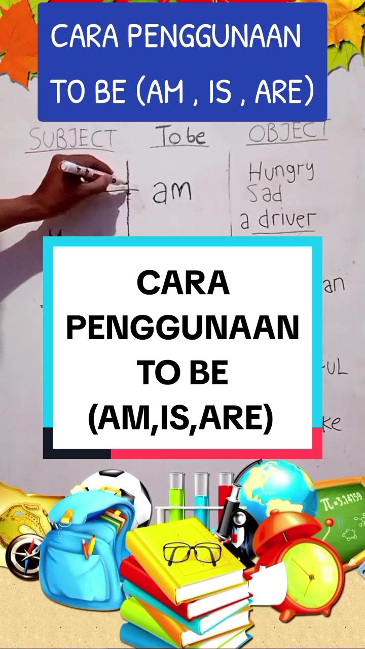 Cara penggunaan to be (am, is , are) | Tutor_Bahasa_Inggris (@zenglish1)