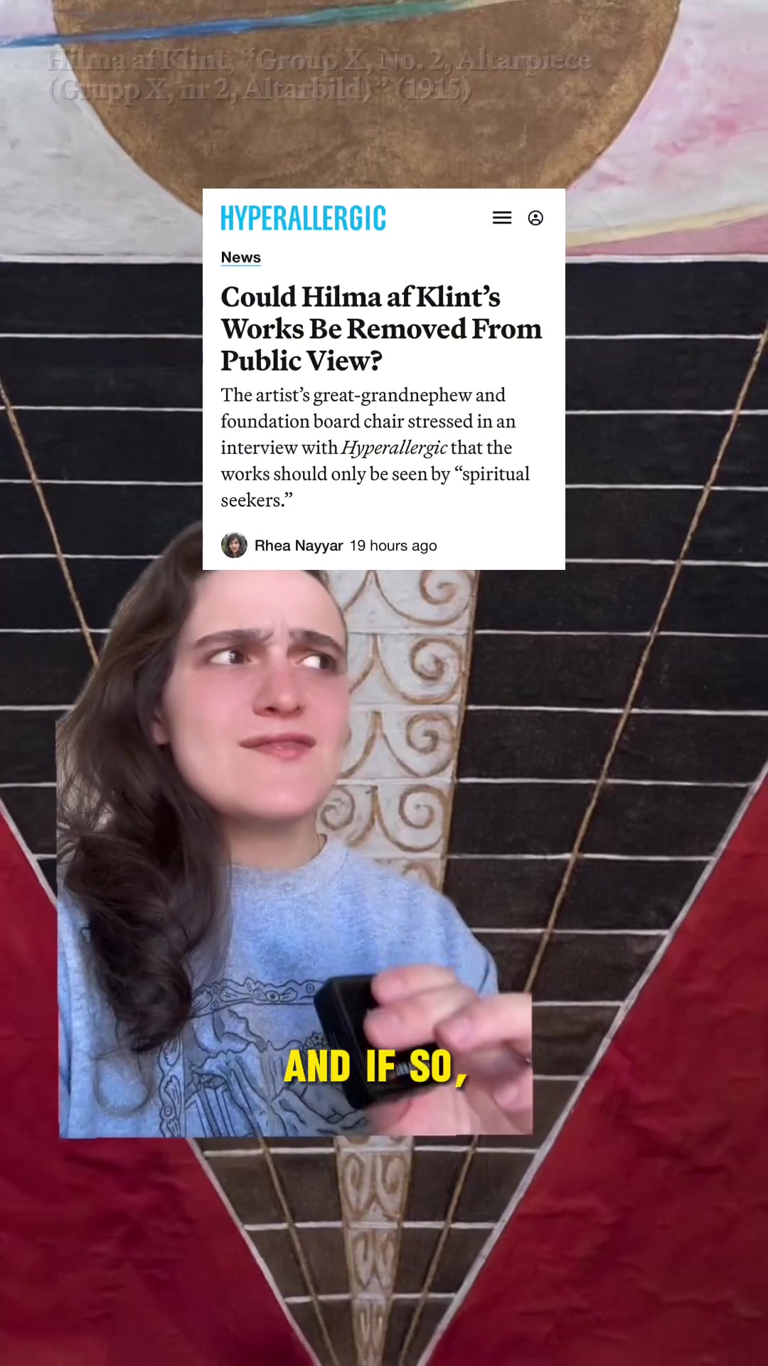 In a new interview with Hyperallergic | Hyperallergic (@hyperallergic)