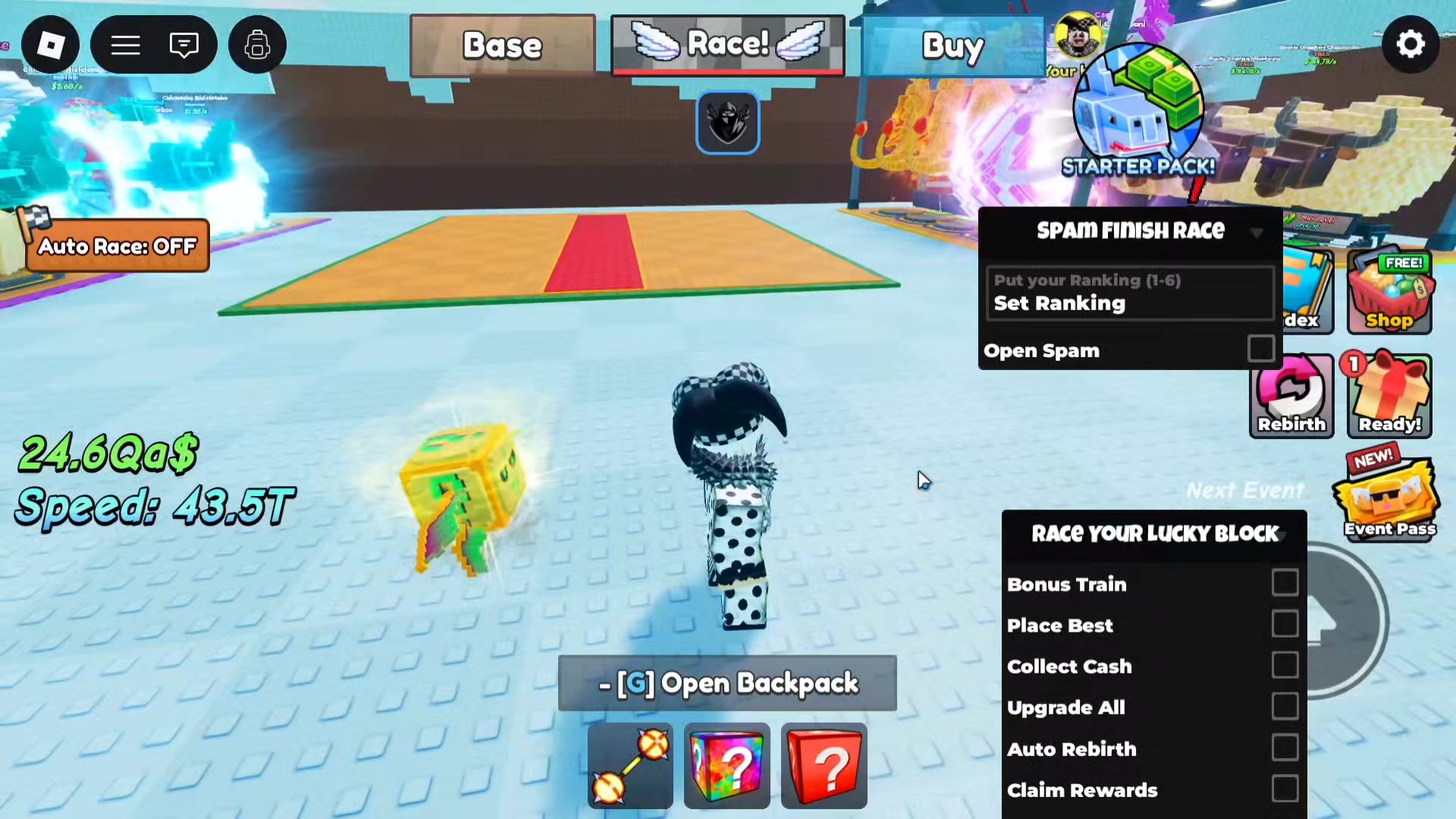 SCRIPT RACE YOUR LUCKY BLOCK OP SCRIPT | Zoukenn (@zoukensc)