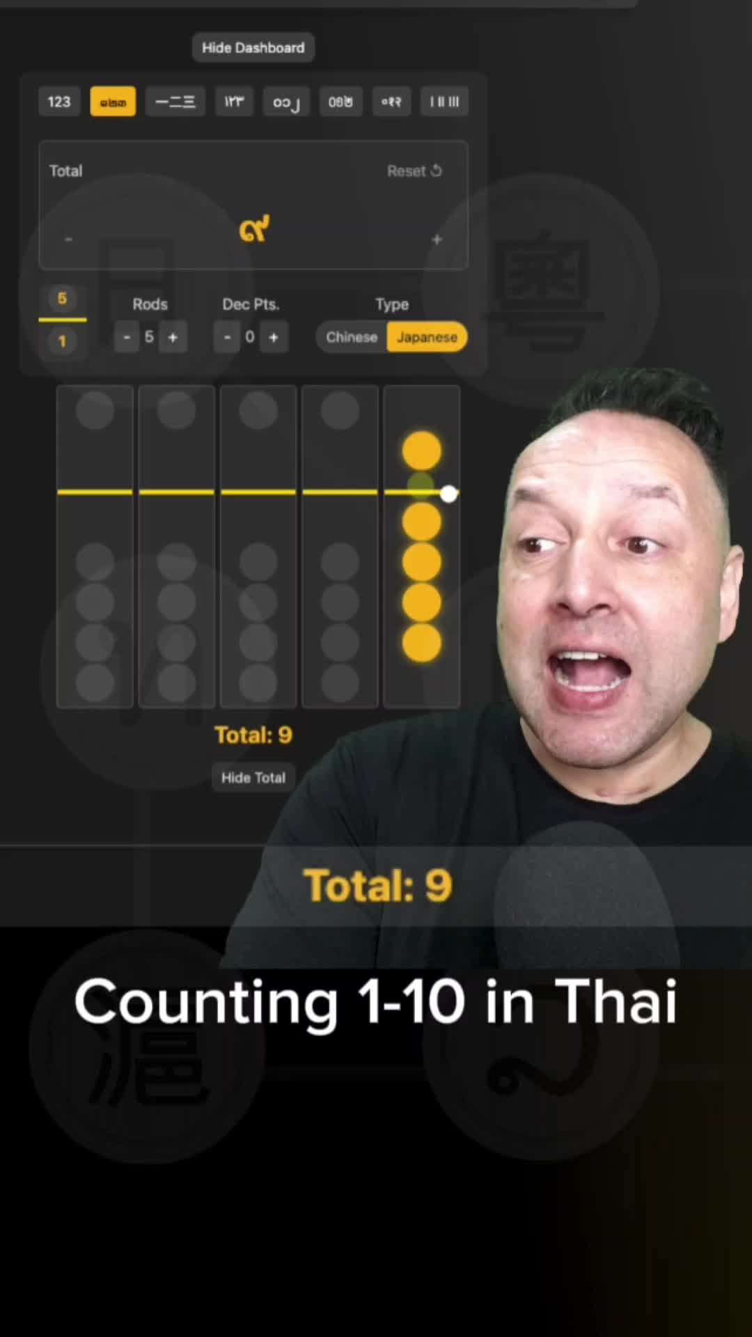 Learn Thai Numbers 1 to 10 How to Count | stujay (@stujayr)
