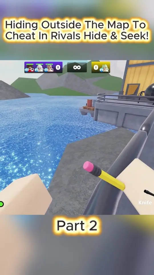 Hiding Outside The Map To Cheat In | Roblox Plays Techy ...