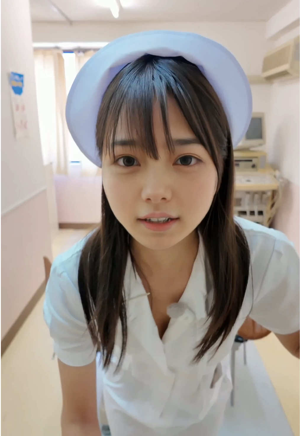 分娩台に乗ってみた〜🤣 #初体験 #予習 #廃病院 #病院 #撮影スタジオ | にどね（Nidone） (@nidonenko)