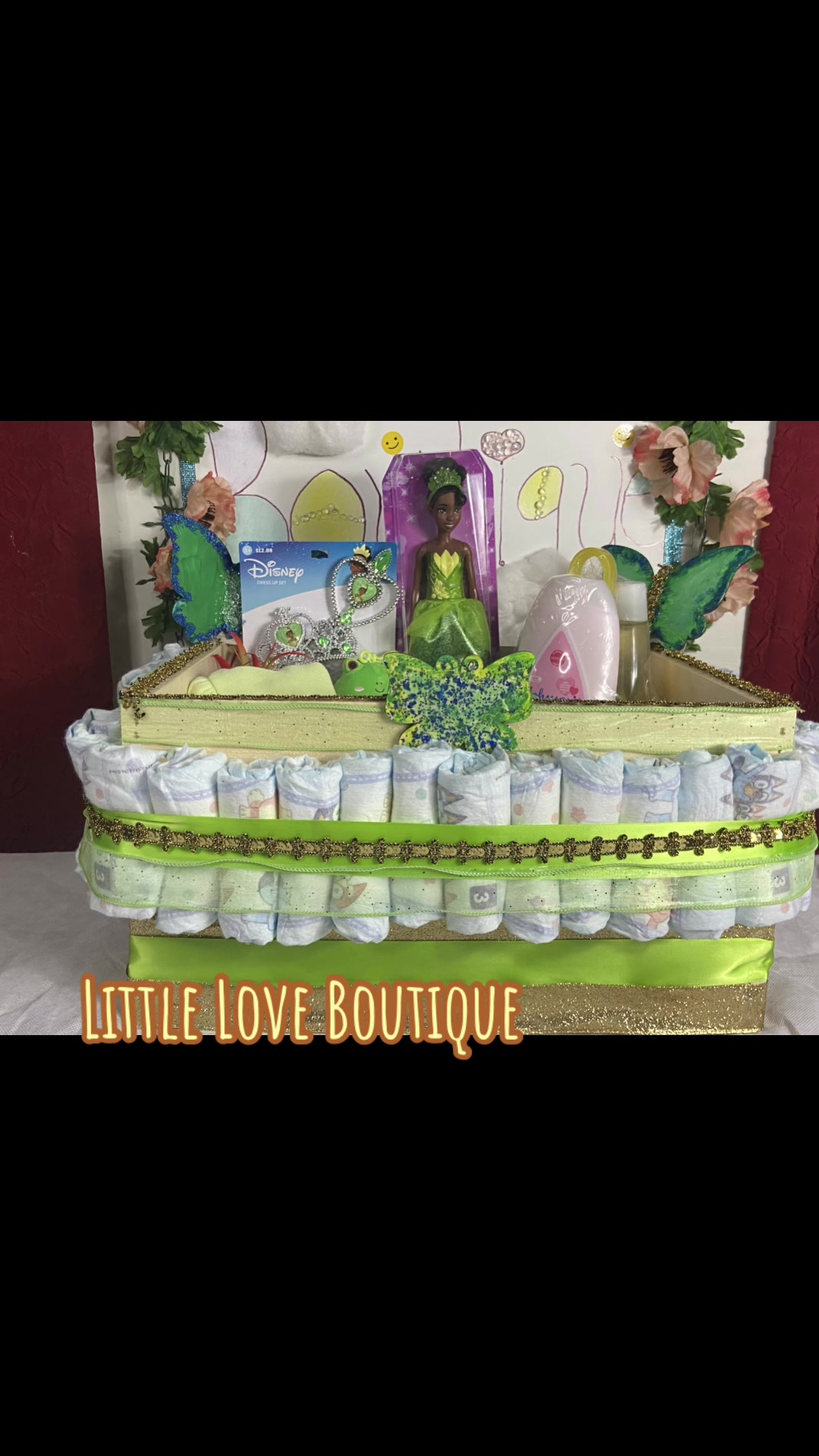 Disney Princess and the Frog diaper | Littleloveboutique717 ...