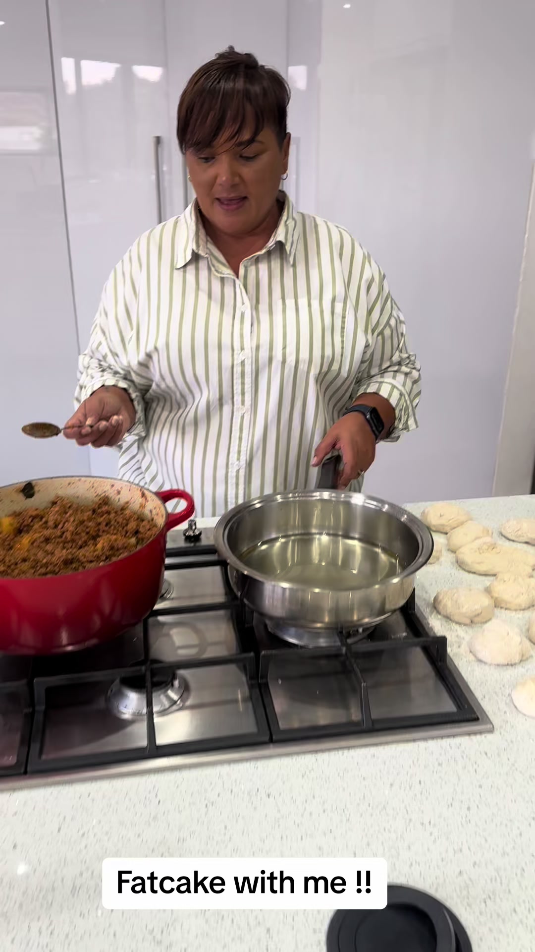 How to make fatcake fried with mince | Charlene Williams (@charlw73)