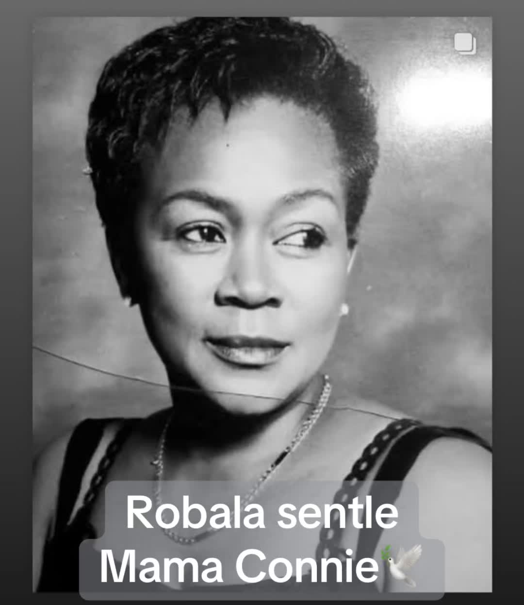 Robala sentle Mama Connie 🕊️ She was | Department of e-Government ...