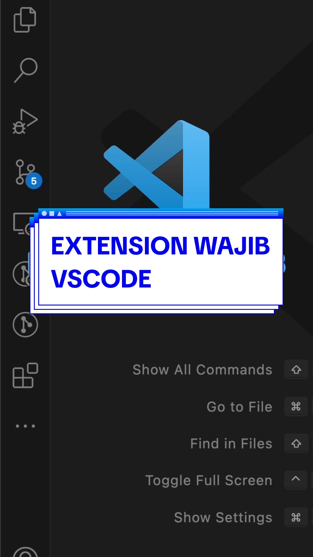 Extension vscode yang wajib lo install | Akademi Coding (@akademicoding)
