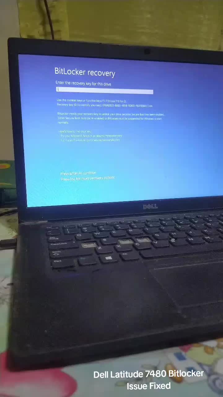 Dell Latitude 7480 2017 Bitlocker Fixed | DreiTech (@dreitech)