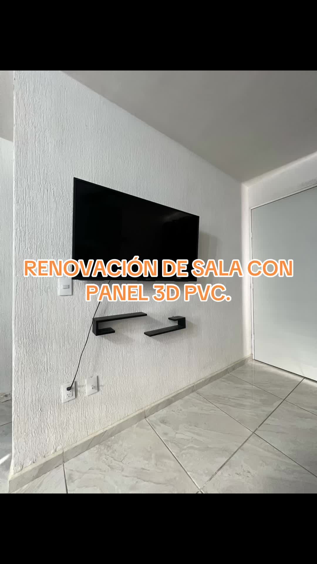 Pared con panel 3D de PVC. • LINK | Fernando Coronado Al ...