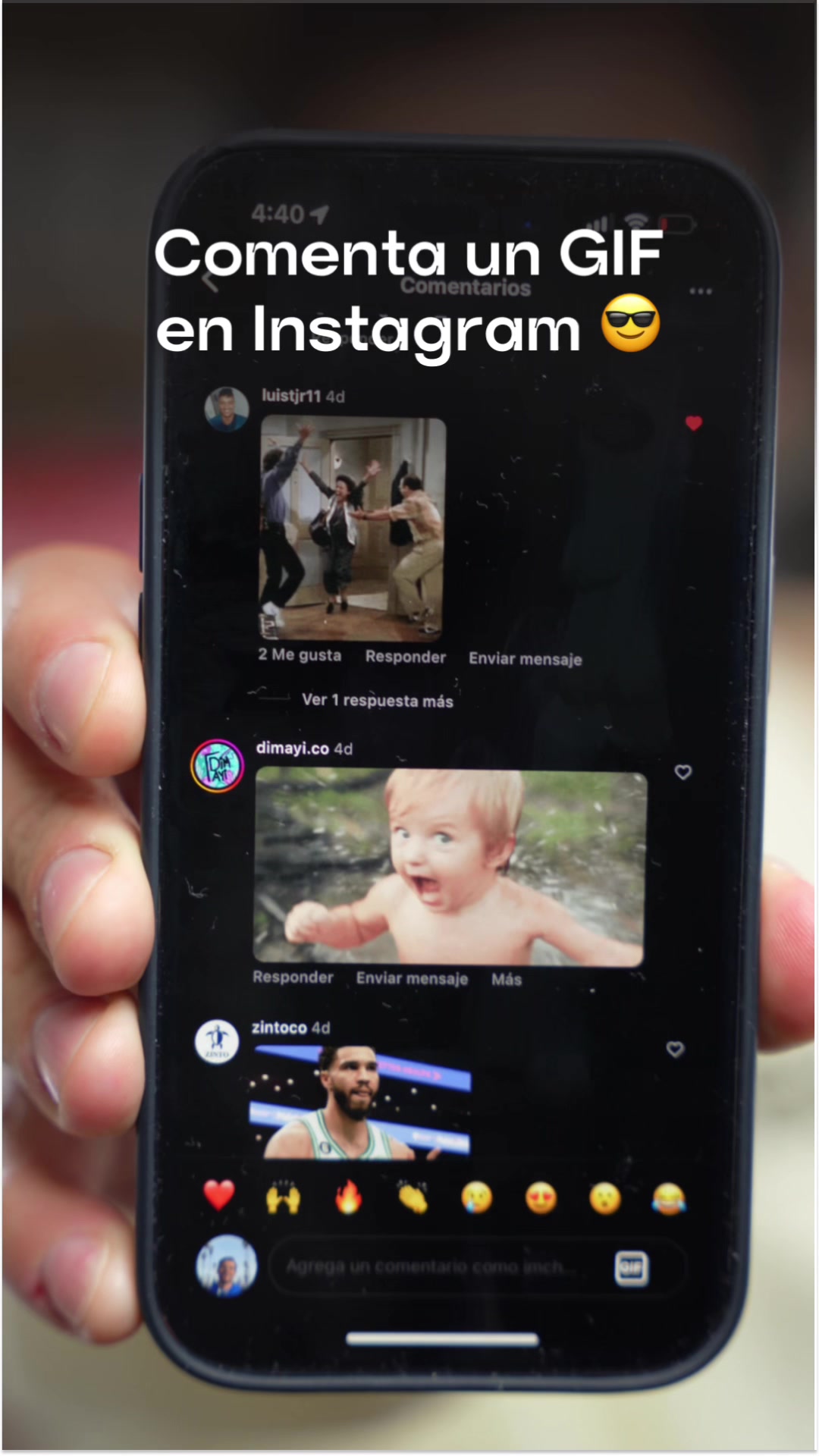 Comenta tu GIF más gracioso para saber | Charlie Alvarez (@imcharli.e)