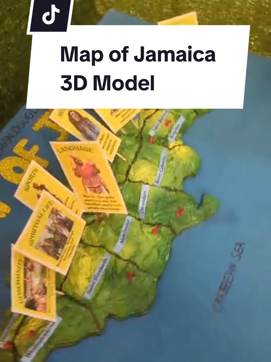 $4500 3D Model Map of Jamaica | Projects and Portraits📌🖍️ (@projects ...