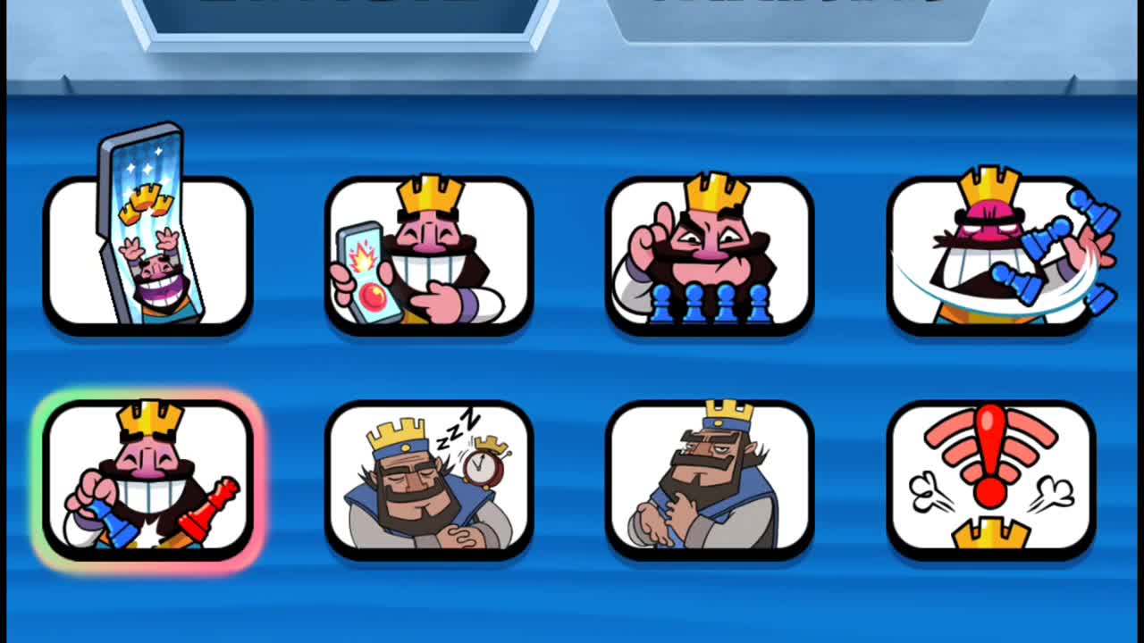 All 23 King Emotes in Clash Royale _ | Mr.Andres114 (@mrandres114)