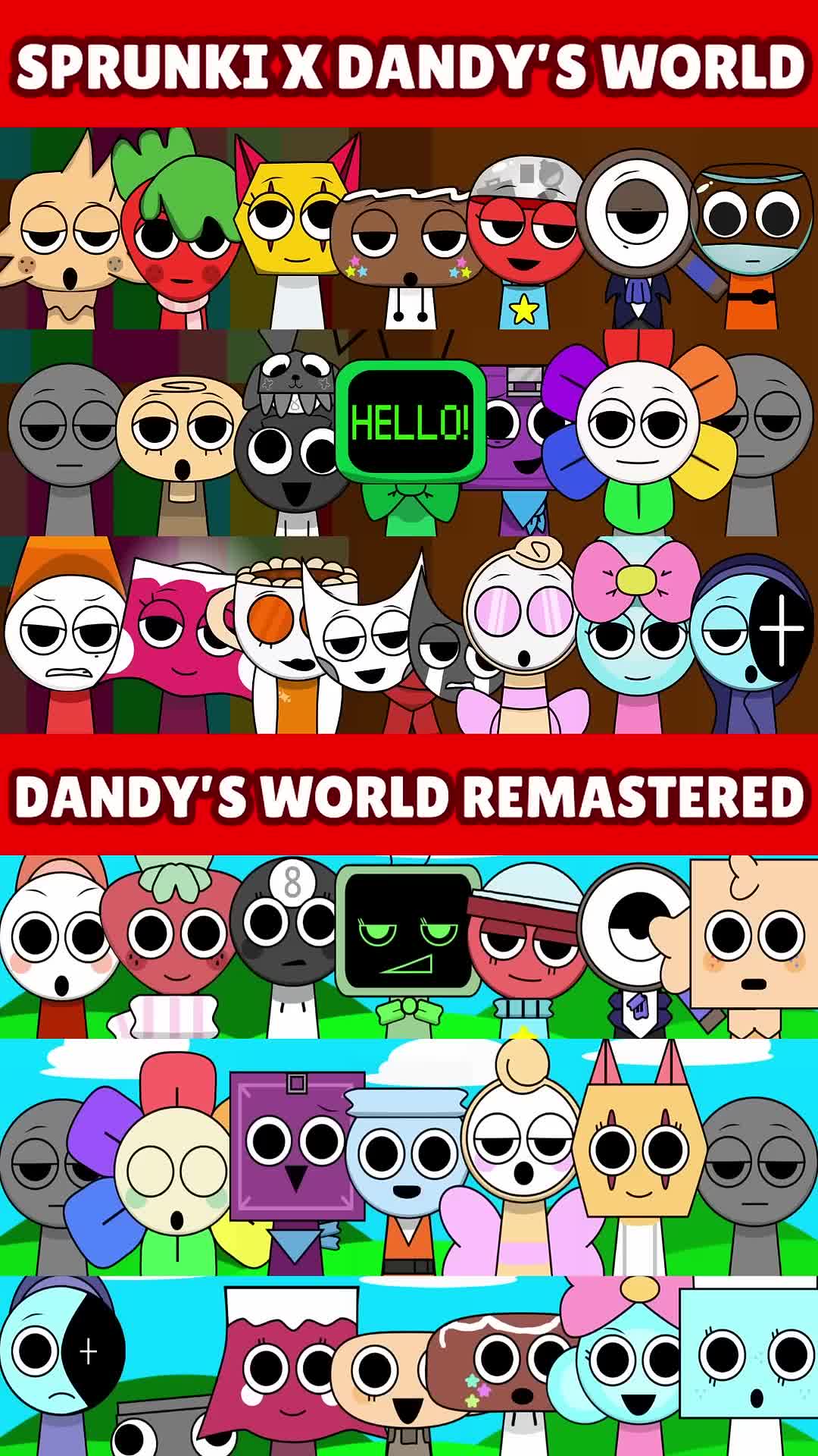 Incredibox Sprunki Sprunki x Dandy’s | Smile_sprunki (@smile_ia)